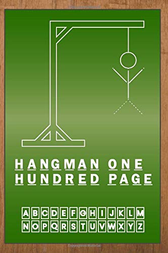 Hangman one hundred page: smart kids book 100 fun one-player hangman ...