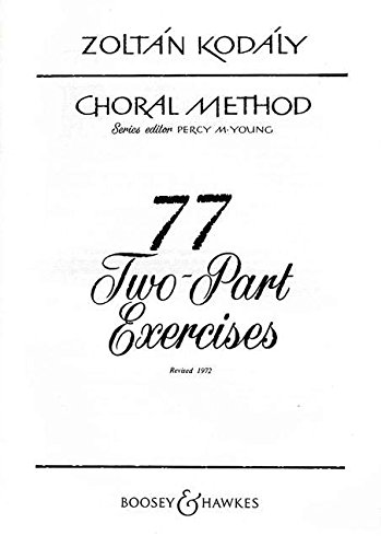 Choral Method: 77 Two-Part Exercises. Vol. 5. children's choir. by ...