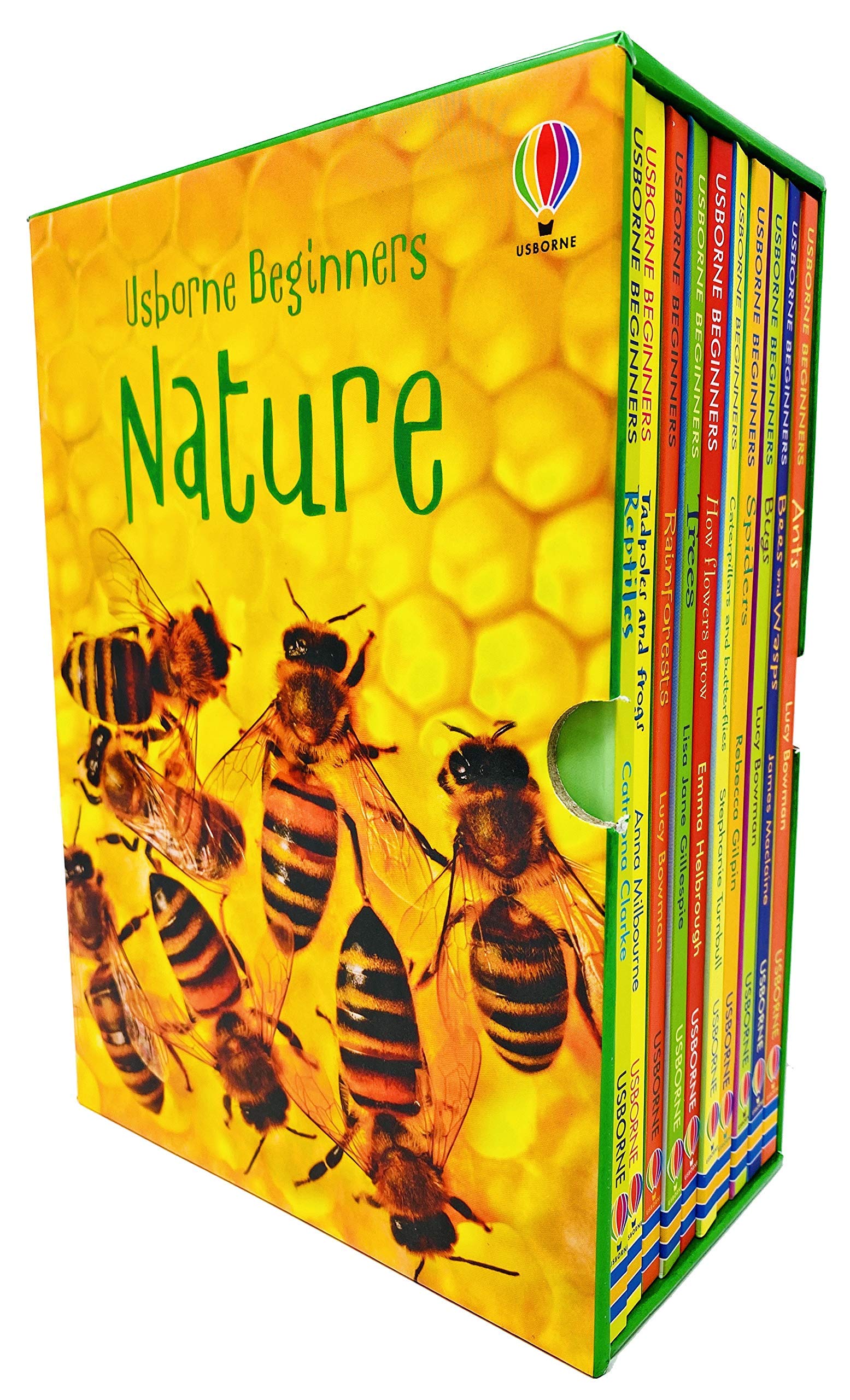 Usborne Beginners Nature 10 Books Box Set Collection by Anna Milbourne ...