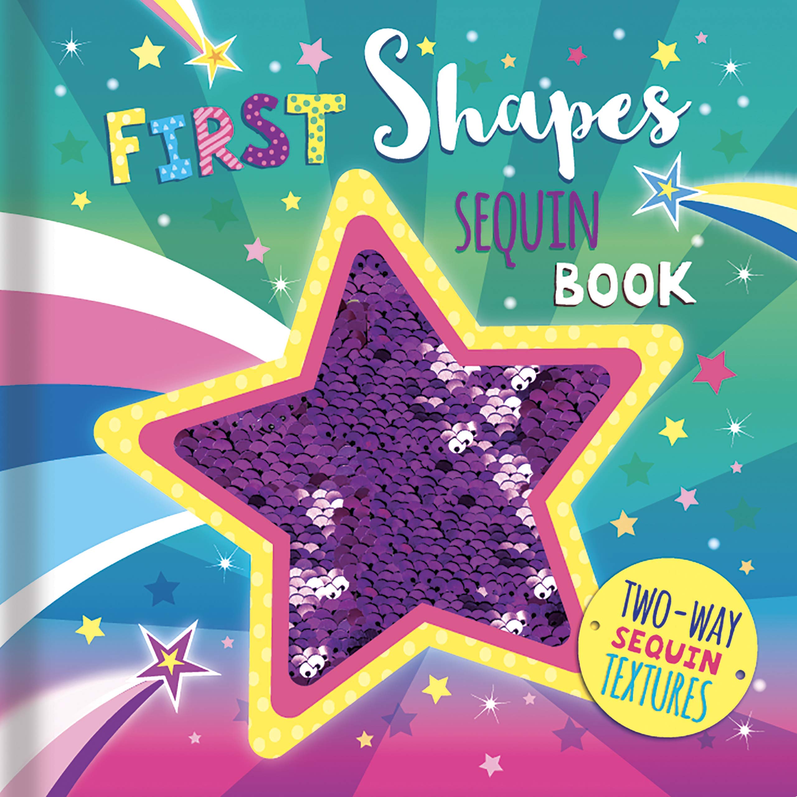 First Shapes: A Sequin Book - Children's Novelty Book by Little Hippo ...