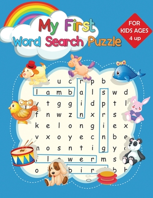 My First Word Search Puzzle: Easy Large Print Educational Word Search ...