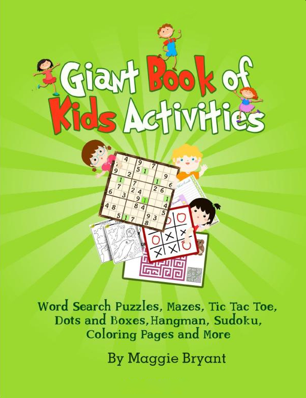 Giant Book of Kids Activities: Word Search Puzzles, Mazes, Tic Tac Toe ...