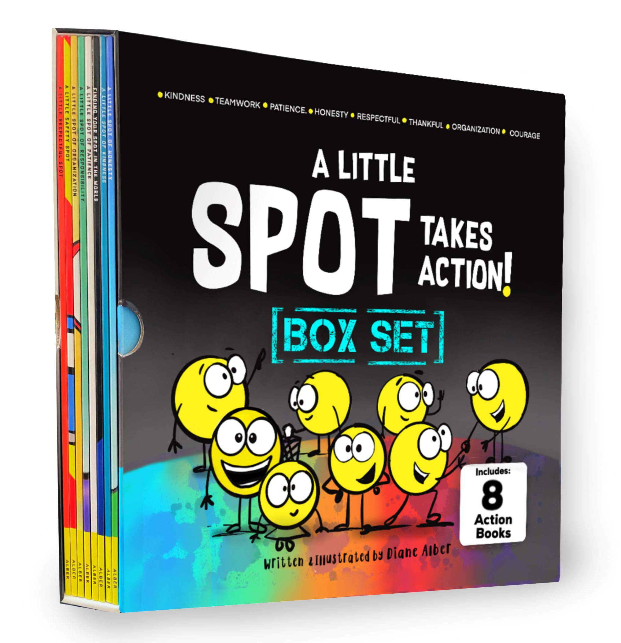 A Little SPOT Takes Action! 8 Book Box Set by Diane Alber | Goodreads