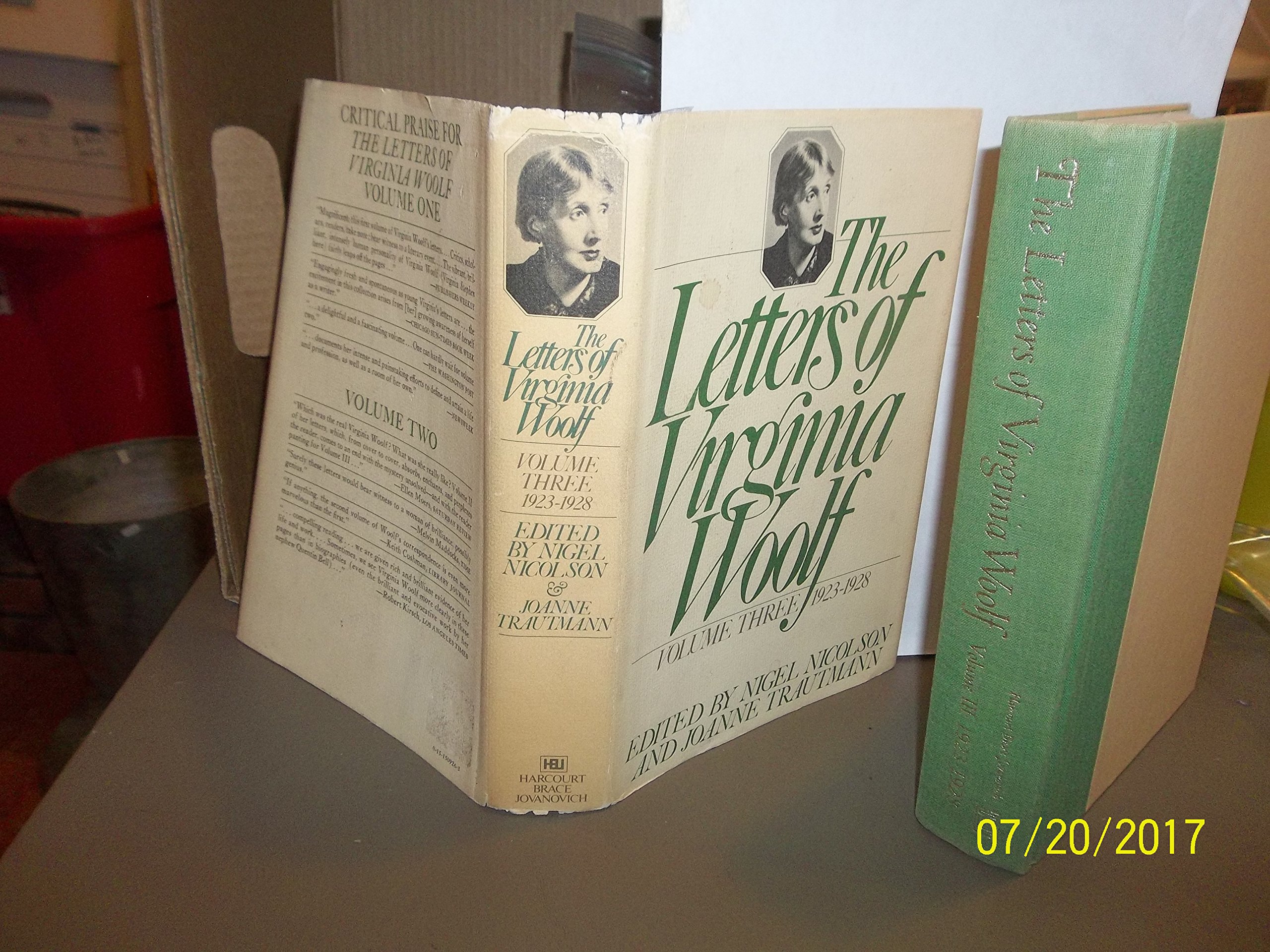 The Letters Of Virginia Woolf: Vol. Three, 1923-1928 by Nigel Nicolson ...
