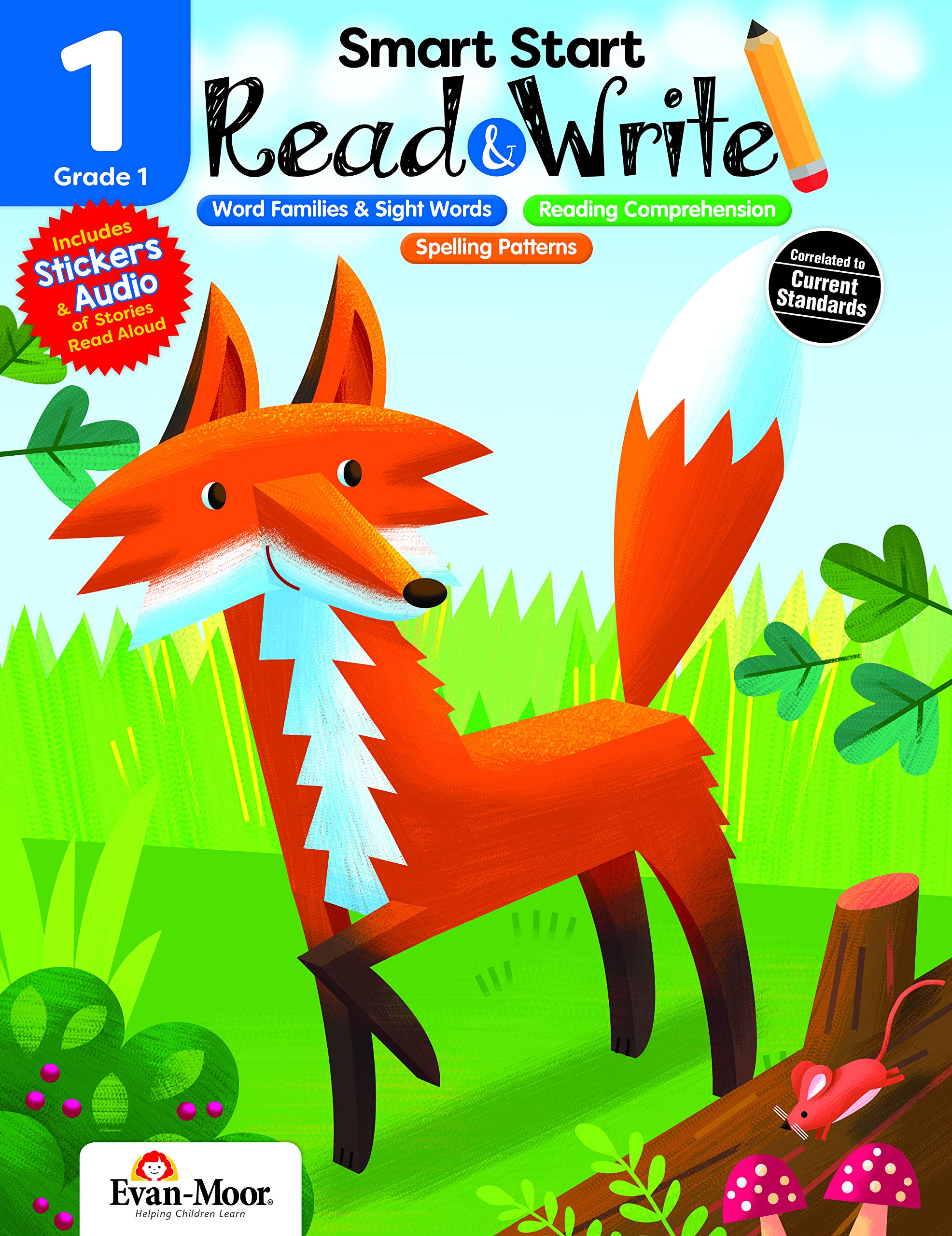 Evan-Moor Smart Start Read and Write Workbook, Grade 1, Downloadable ...