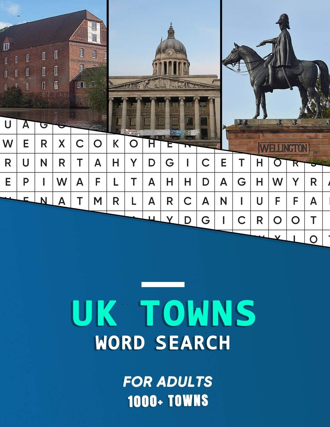 UK Towns word search for Adults: A big word hunting book of United ...