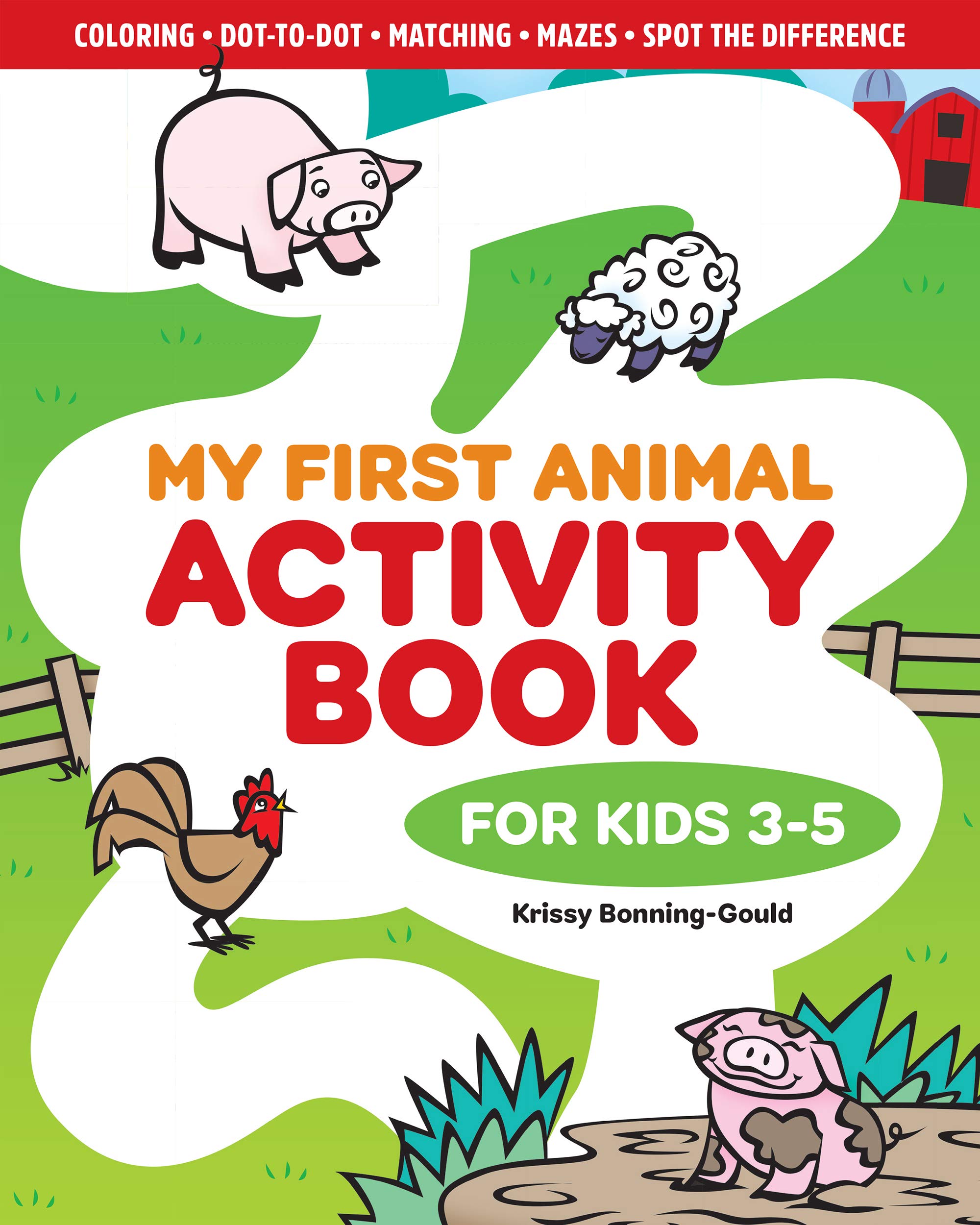 My First Animal Activity Book: For Kids 3-5 by Krissy Bonning-Gould ...