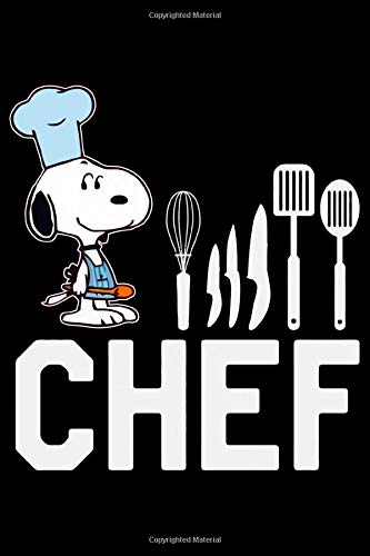 Chef In Training: Funny Snoopy Chef Lined Journal Notebook. Cute Snoopy ...