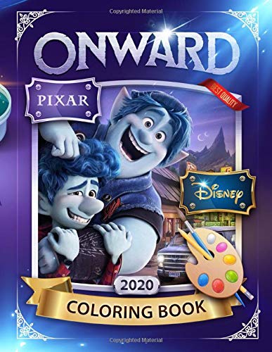 Onward Coloring Book: Pixar Onward Coloring Book With Fantastic ...