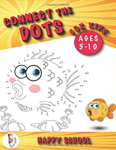 Connect the Dots for Kids Ages 5-10: Dot-to-Dot Puzzle is a Workbook ...