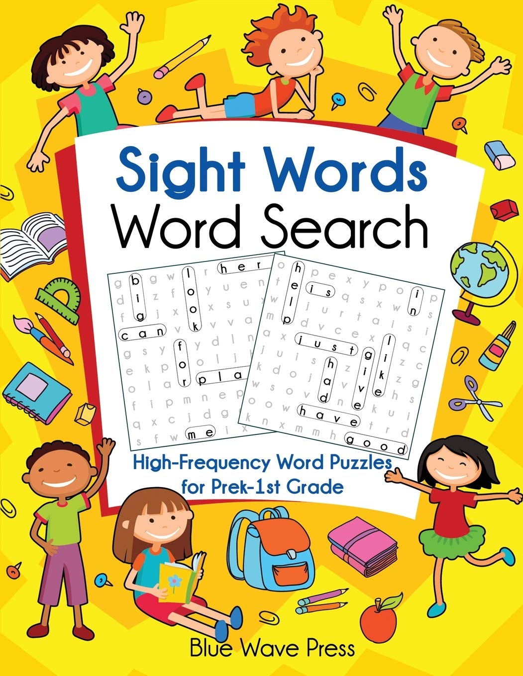Sight Words Word Search: High-Frequency Word Puzzles for Prek-1st Grade ...