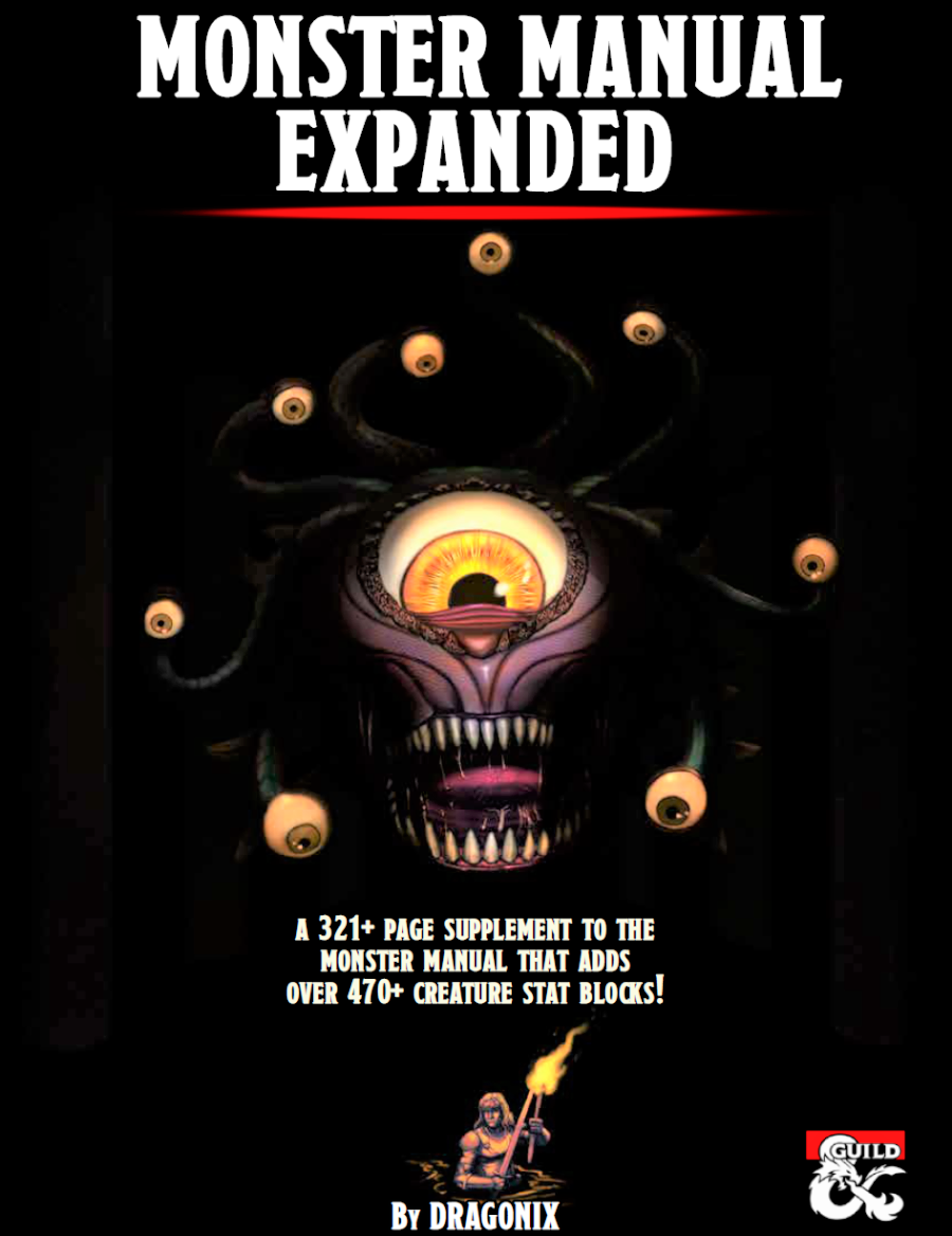 Monsters Manual Expanded by Dragonix | Goodreads