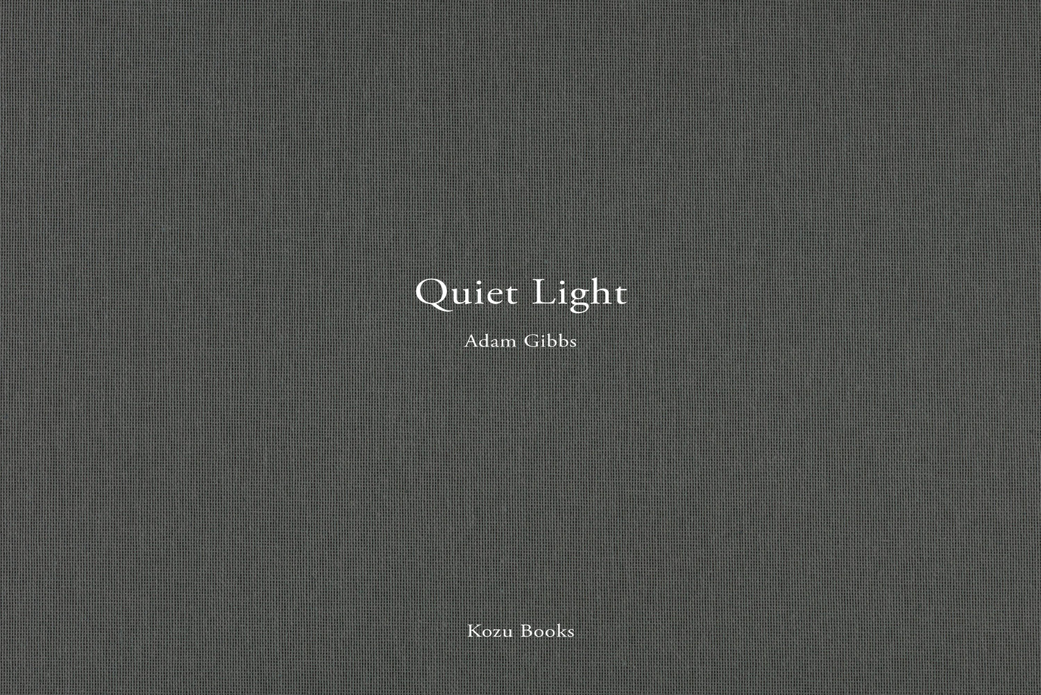 Quiet Light by Adam Gibbs | Goodreads