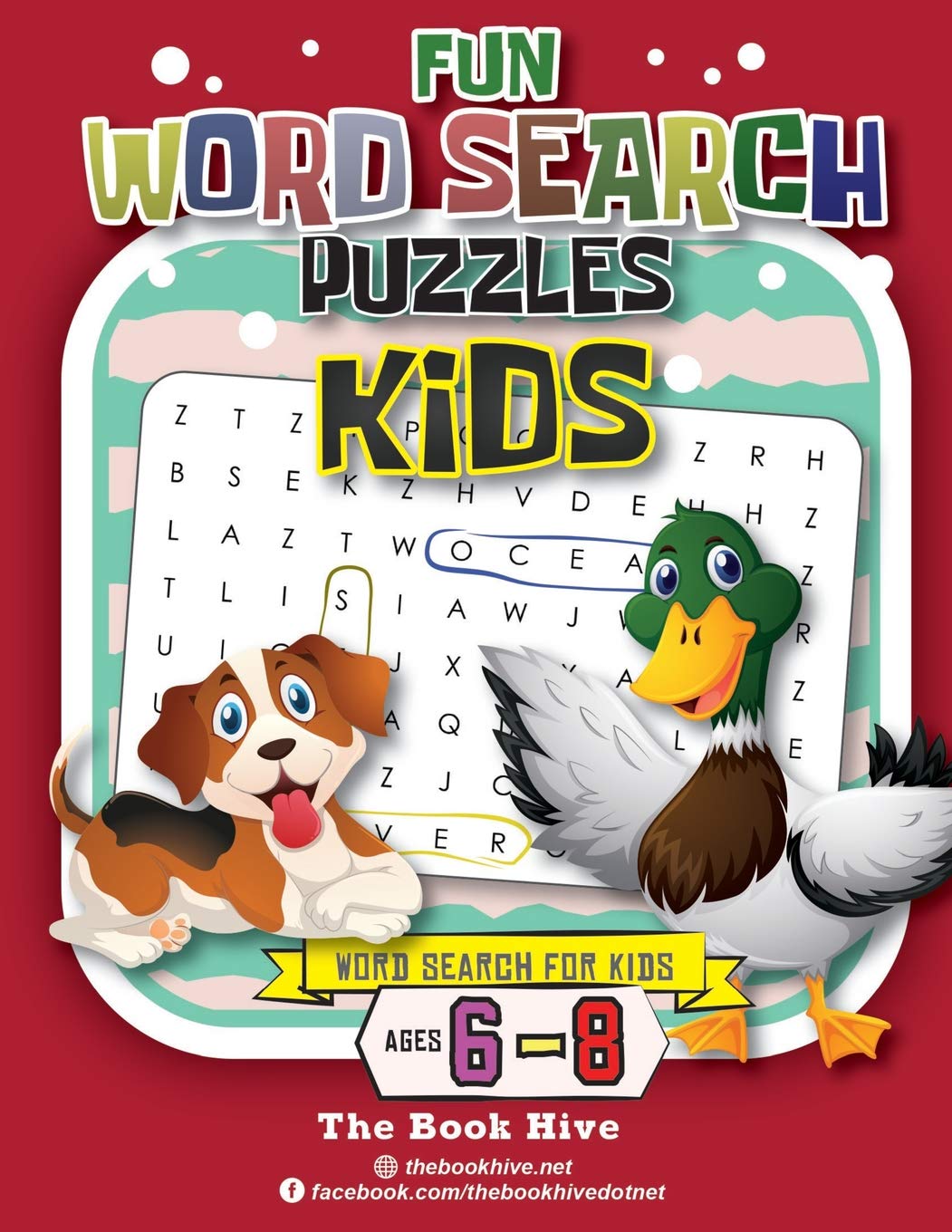 Fun Word Search Puzzles Kids: Word Search for Kids Ages 6-8 by Melissa ...