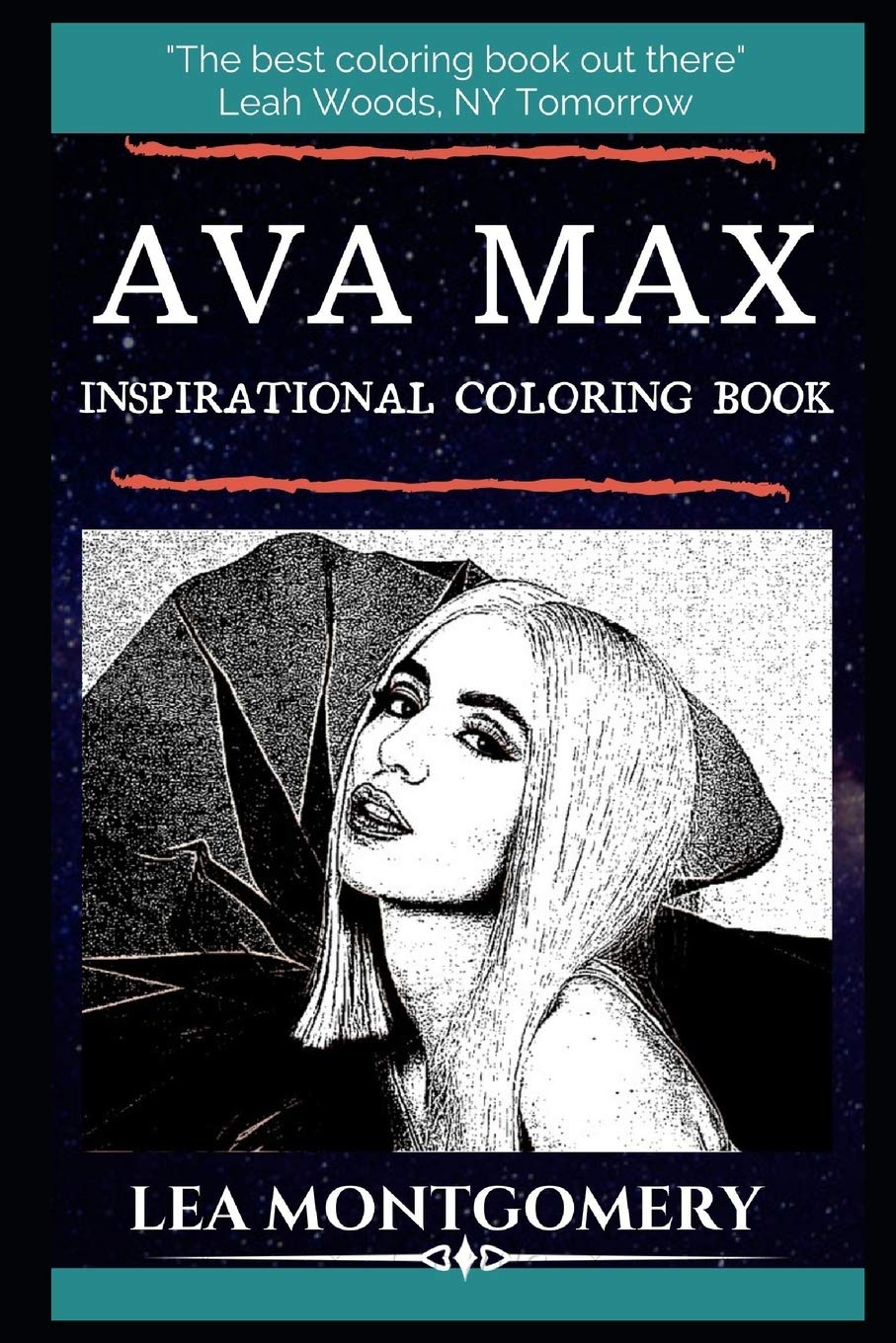 Ava Max Inspirational Coloring Book: An American Singer and Songwriter ...