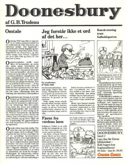 Jeg forstår ikke et ord af det her...(Doonesbury,#1) by G.B. Trudeau ...