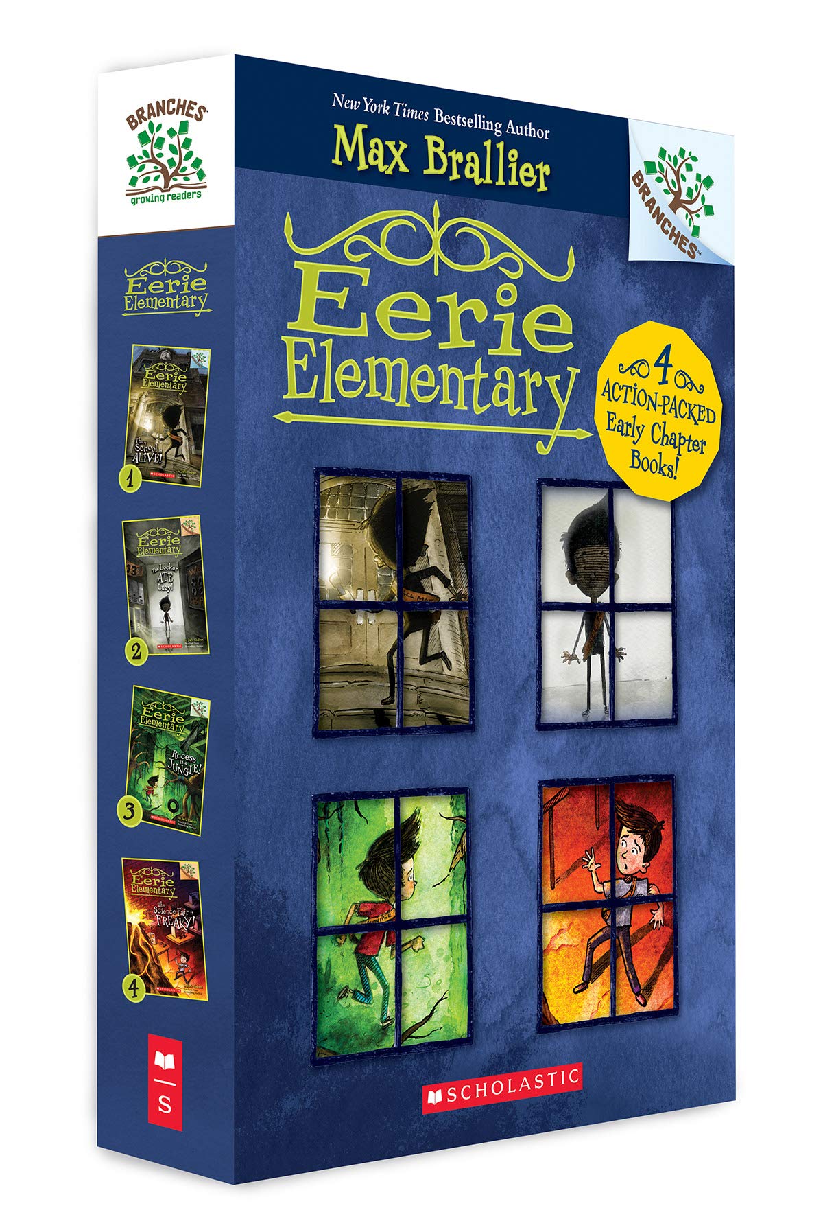 Eerie Elementary, Books 1-4: A Branches Box Set by Max Brallier | Goodreads
