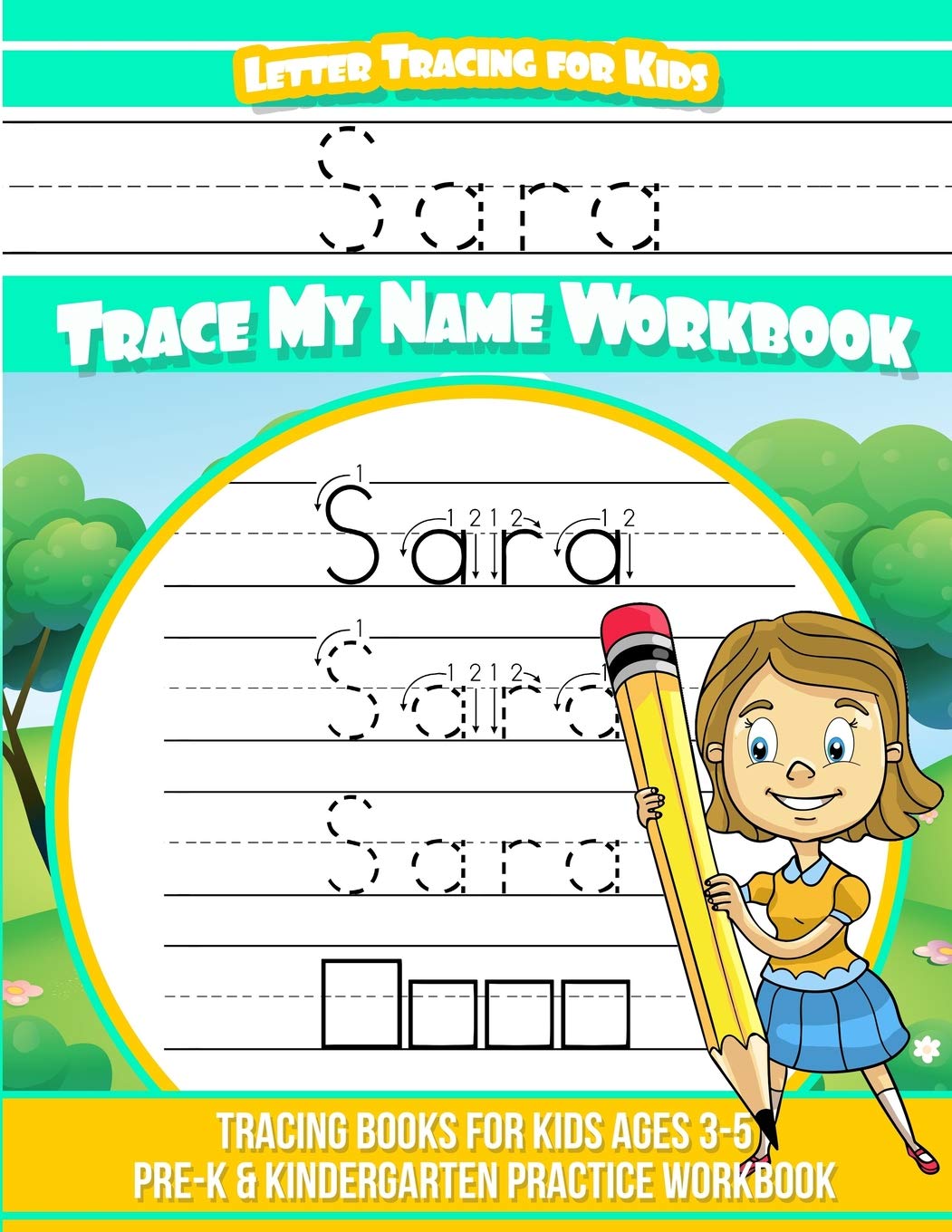 Sara Letter Tracing for Kids Trace my Name Workbook: Tracing Books for ...