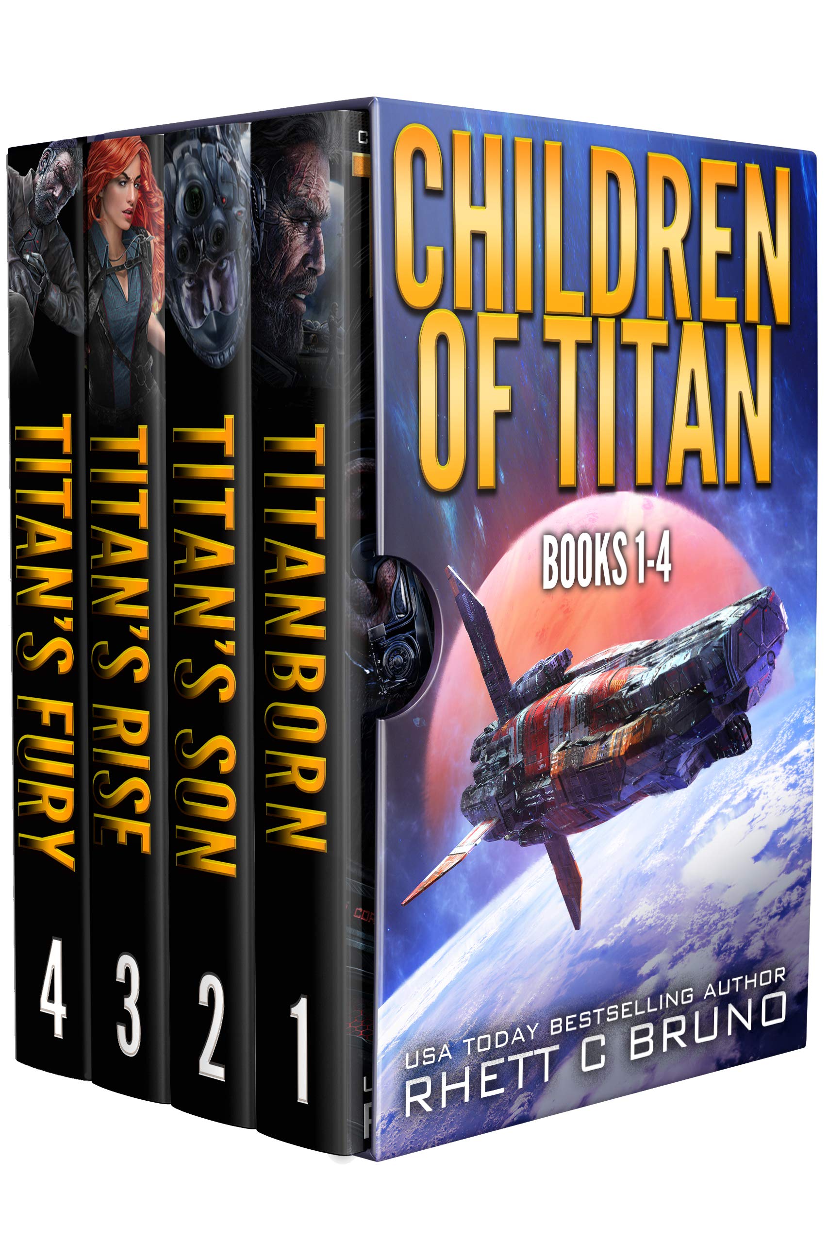 Children of Titan Series: Books 1-4 by Rhett C. Bruno | Goodreads