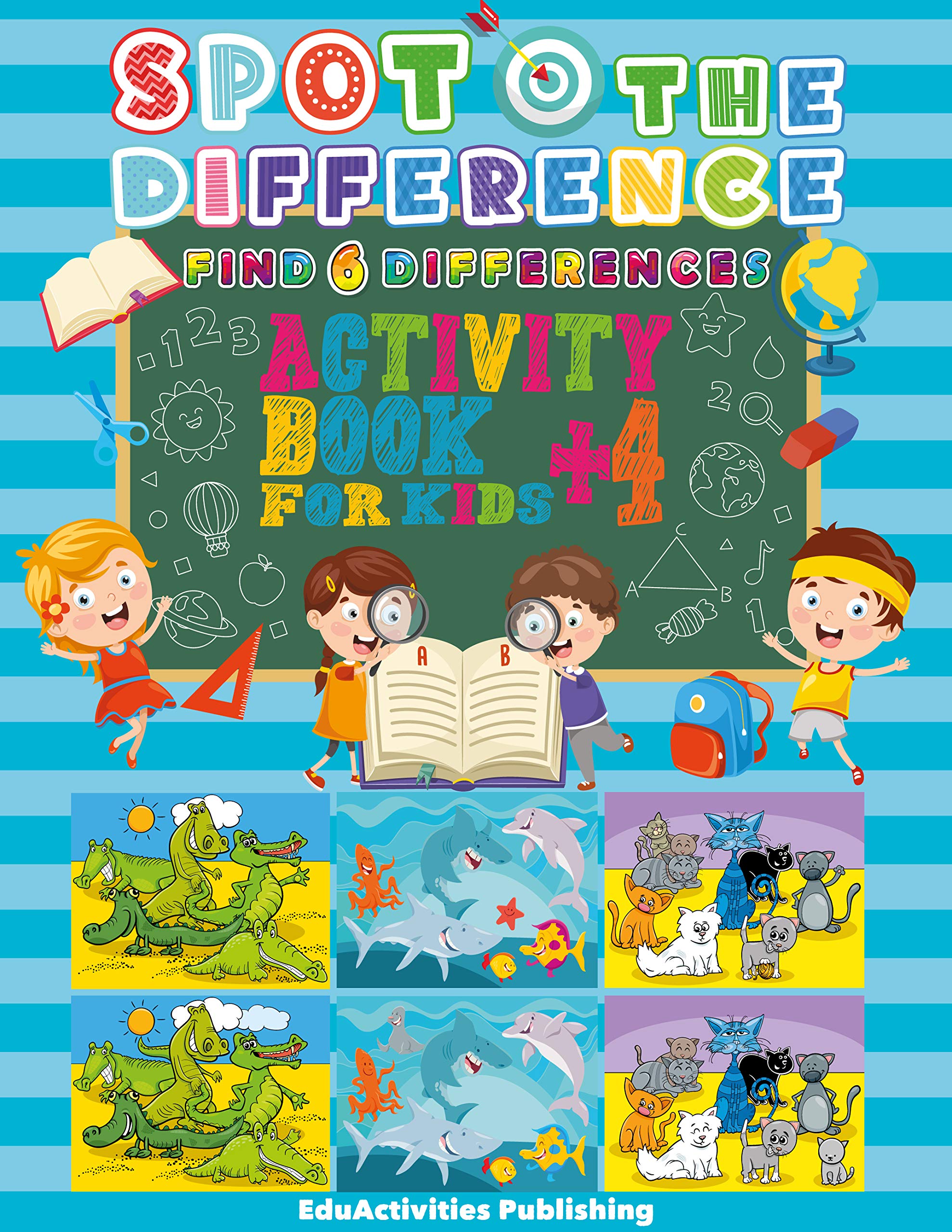 Spot The Difference | Find 6 Differences: Find Differences Book For ...