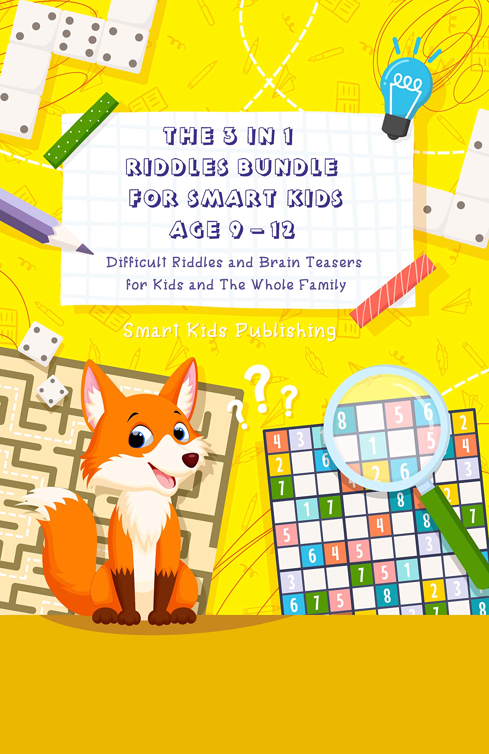 THE 3 IN 1 RIDDLES BUNDLE FOR SMART KIDS AGE 9-12: Difficult Riddles ...