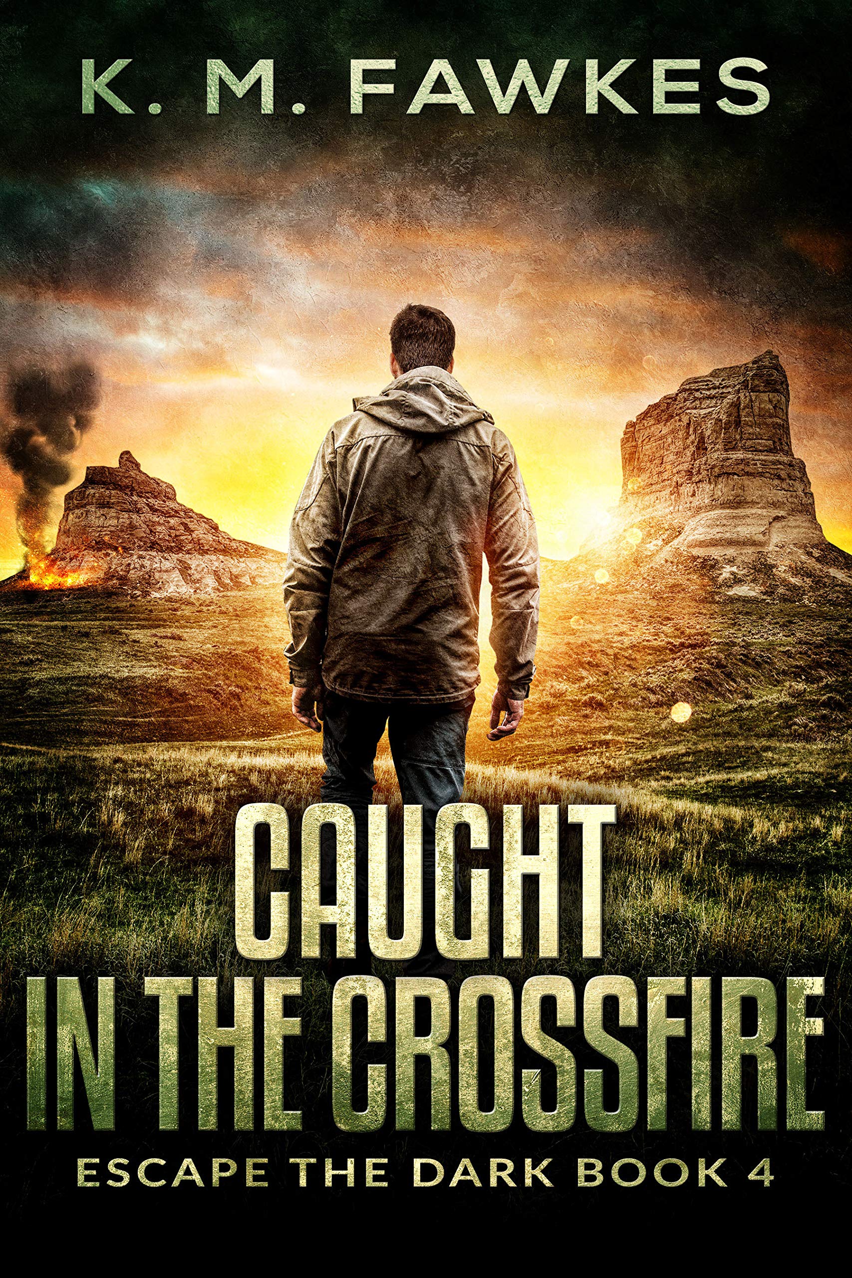 Caught In The Crossfire (Escape The Dark #4) by K.M. Fawkes | Goodreads