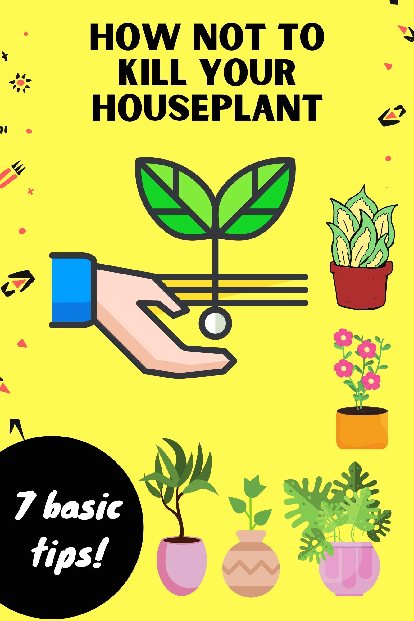 how not to kill your houseplants book: houseplants book for the ...