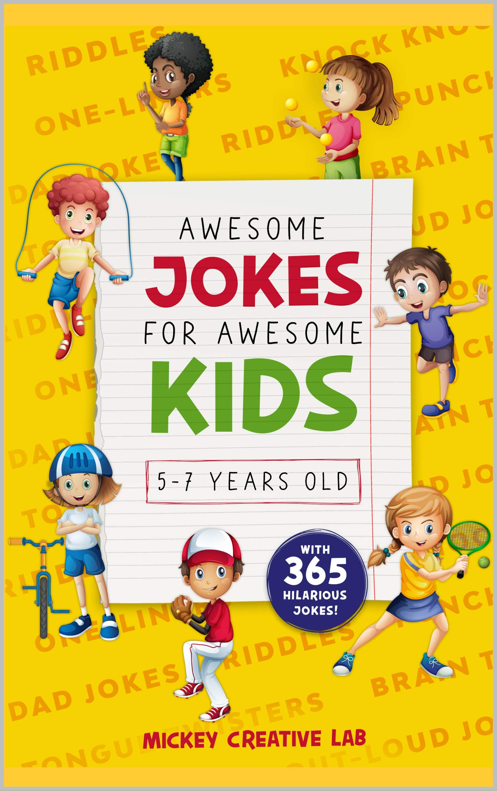 Awesome Jokes for Awesome Kids 5-7 Years Old: 365 Funny and Silly Knock ...