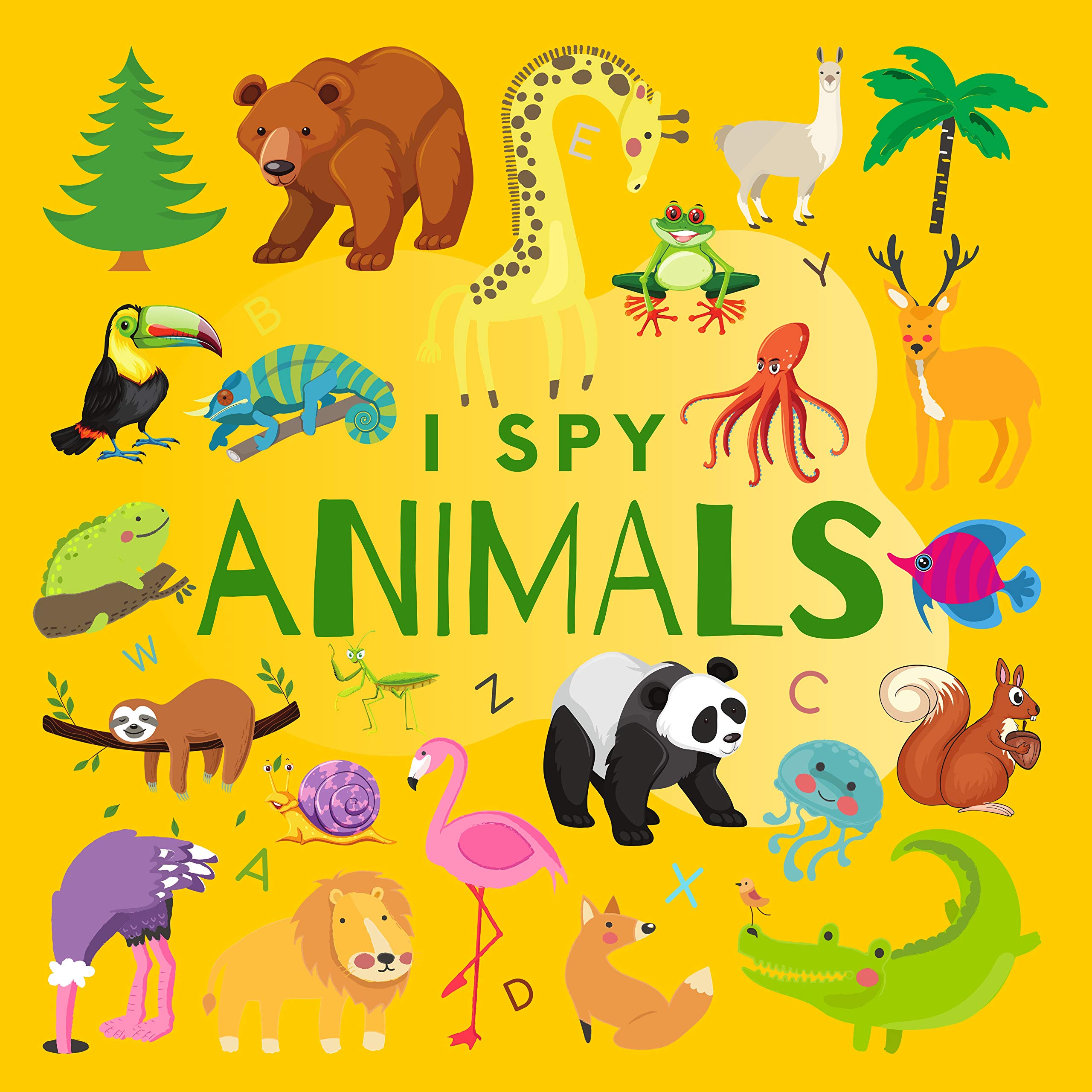I Spy Animals: A Fun Guessing Game Picture Book for Kids Ages 2-5 ...