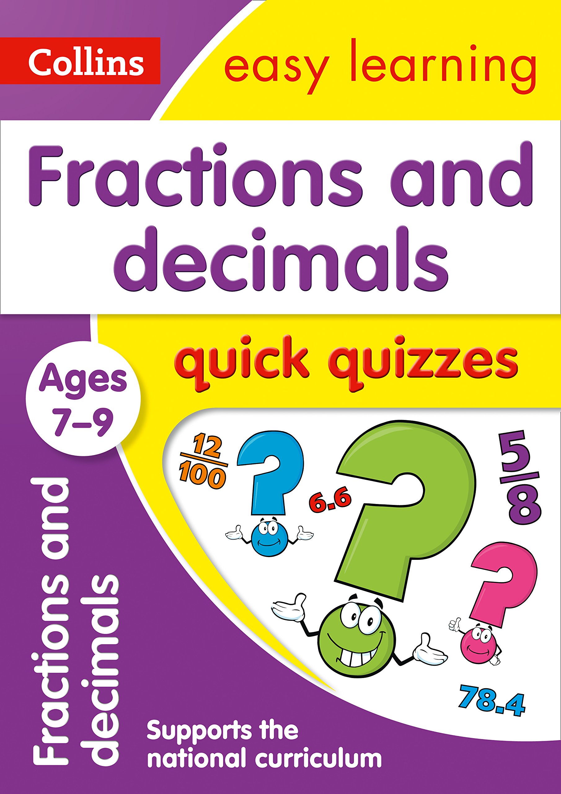 Fractions & Decimals Quick Quizzes Ages 7-9: Prepare for school with ...