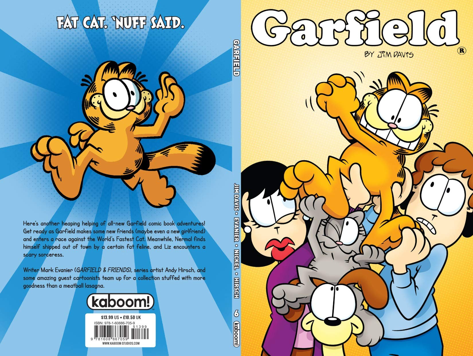 Garfield: Vol 6 Great Fat Cat Cartoon Comics Books For Kids, Boys ...