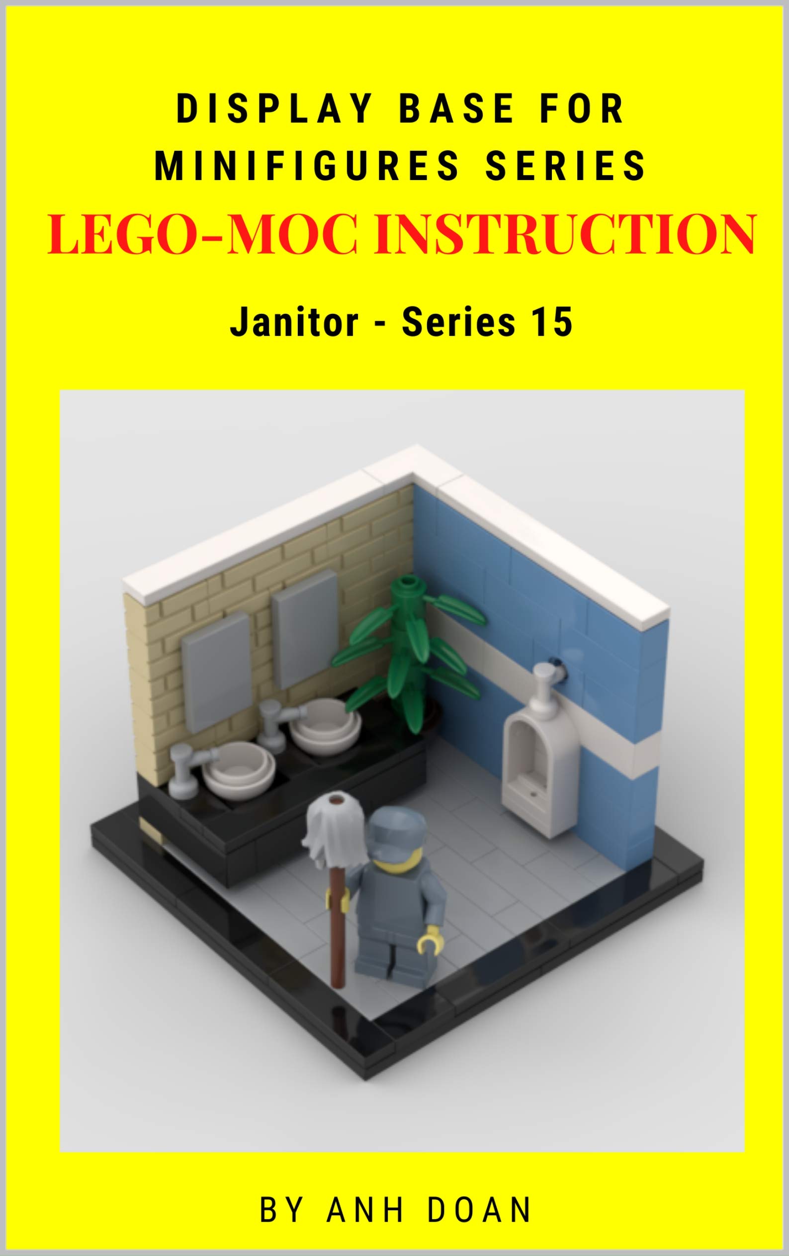 LEGO-MOC INSTRUCTION: DISPLAY BASE FOR MINIFIGURES SERIES: JANITOR ...