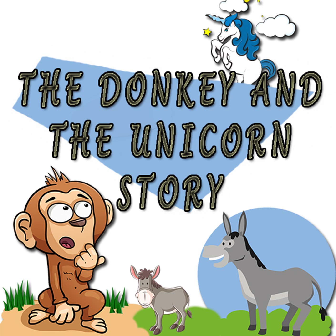 The Donkey And The Unicorn Story: Set For Kids, Gift For Toddlers, Kids ...