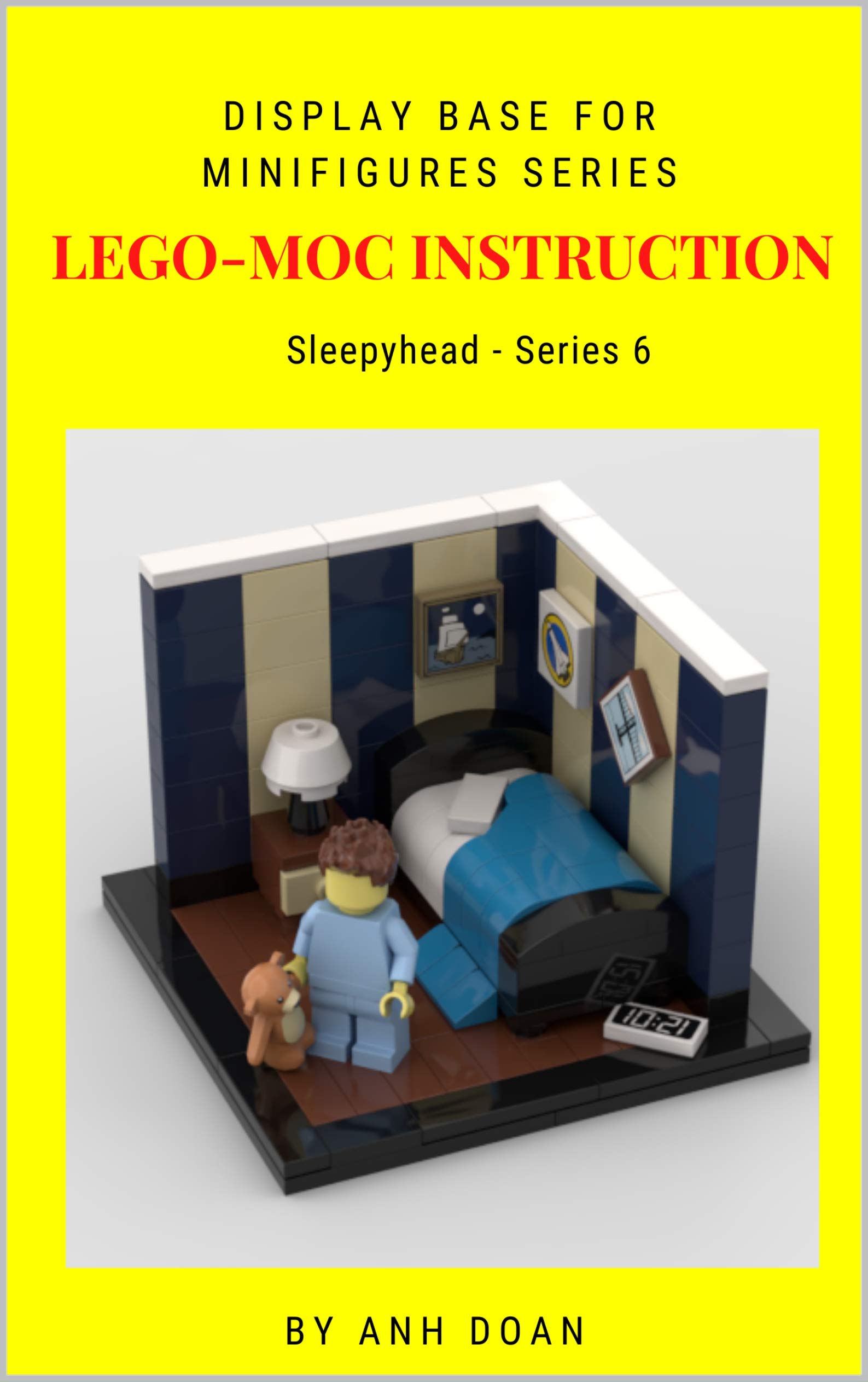 LEGO-MOC INSTRUCTION: DISPLAY BASE FOR MINIFIGURES SERIES: SLEEPYHEAD ...