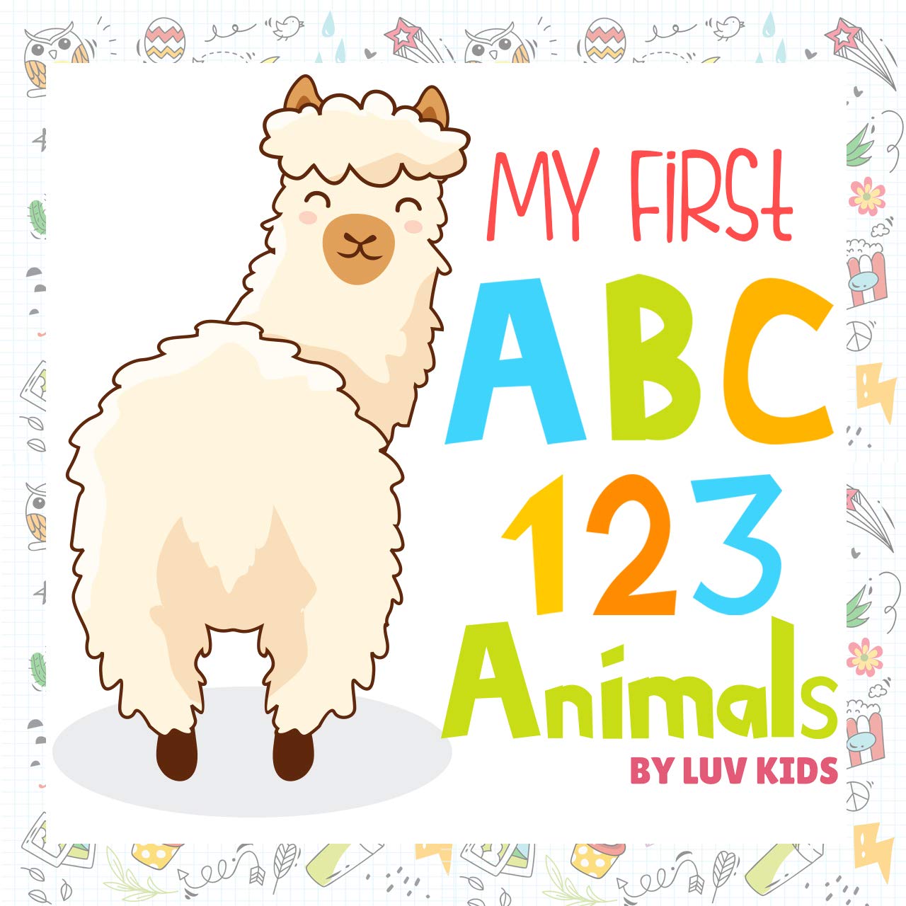 My First Animals Alphabet ABC and First Counting 123 picture book ...
