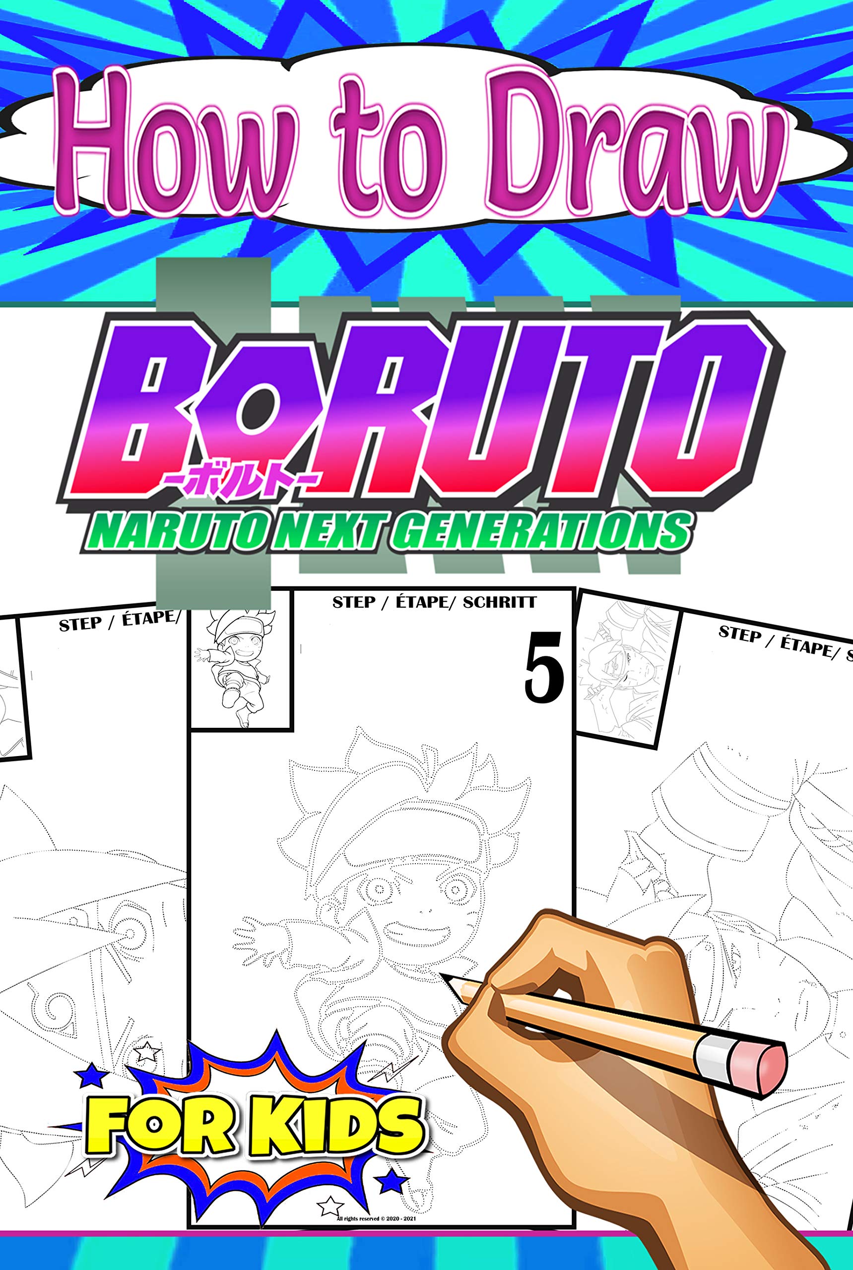 How to Draw Boruto Naruto Next Generations: for Kids and Teens fans ...