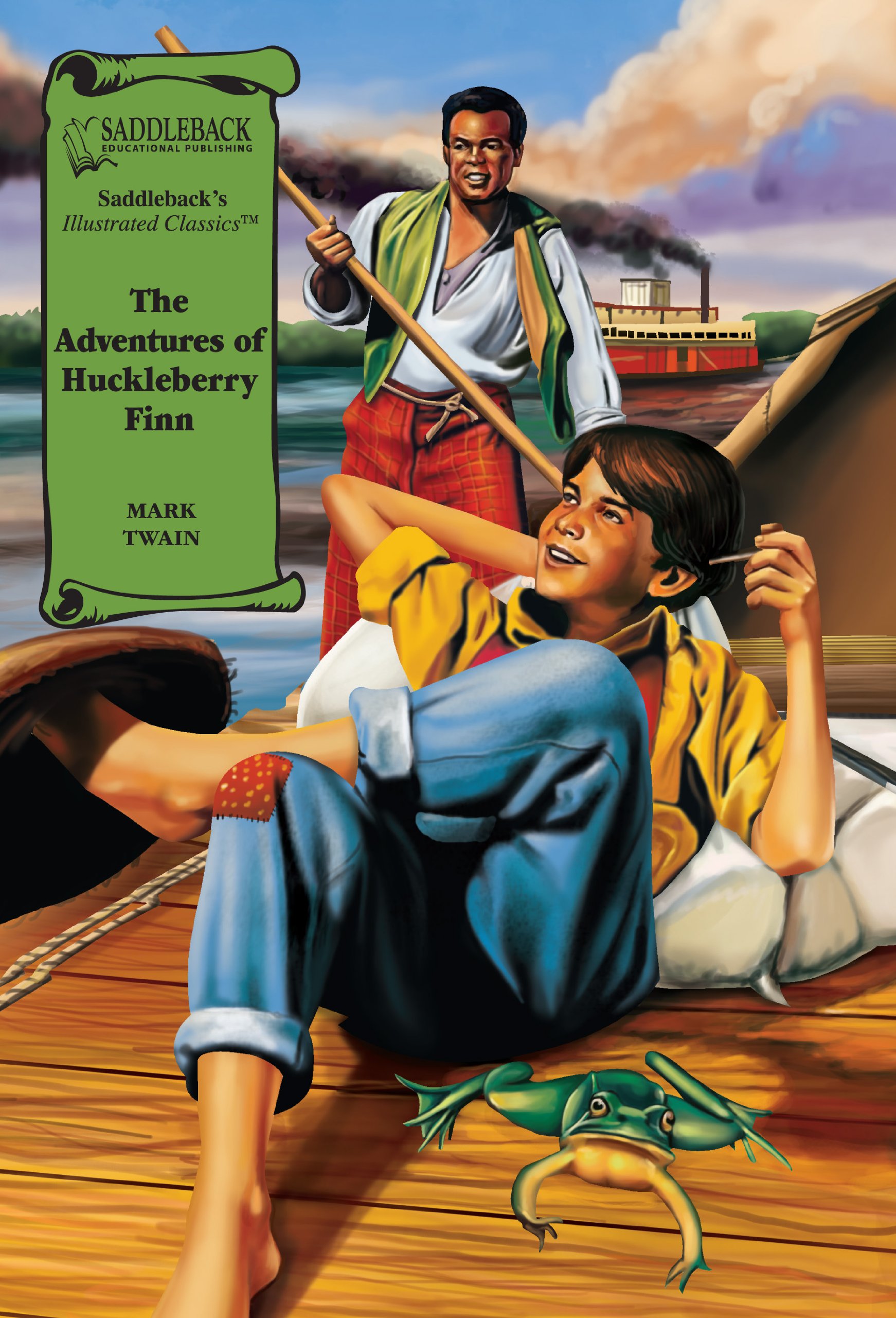 The Adventures of Huckleberry Finn Graphic Novel by Saddleback ...