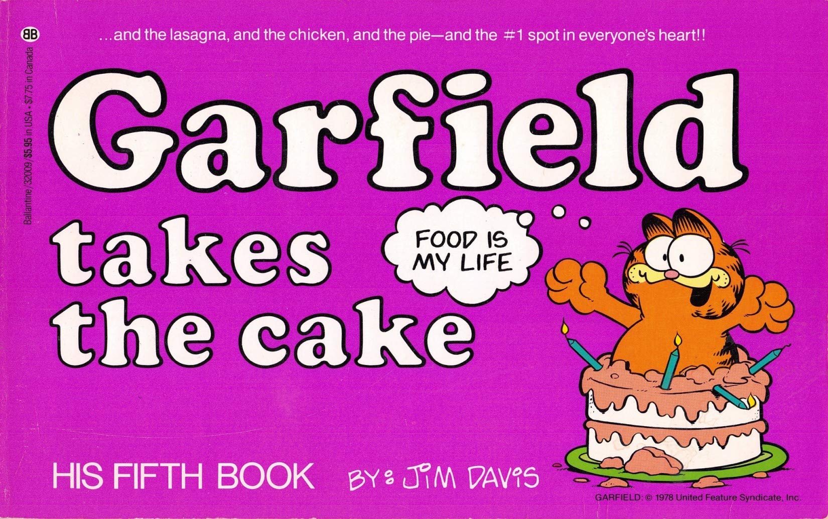 Garfield: Book 5 Great Fat Cat Cartoon Comics Books For Kids, Boys ...