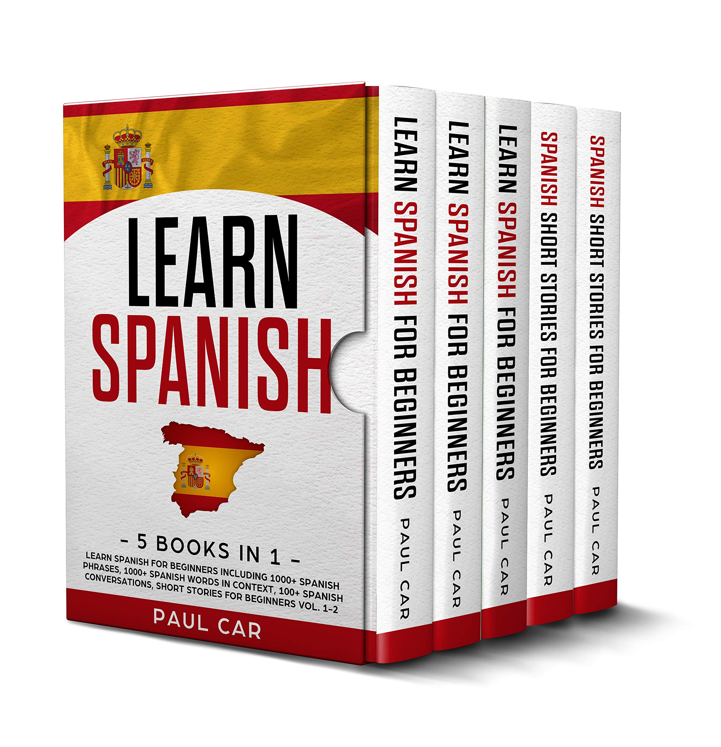 Learn Spanish: 5 Books In 1: Learn Spanish For Beginners Including 1000 ...