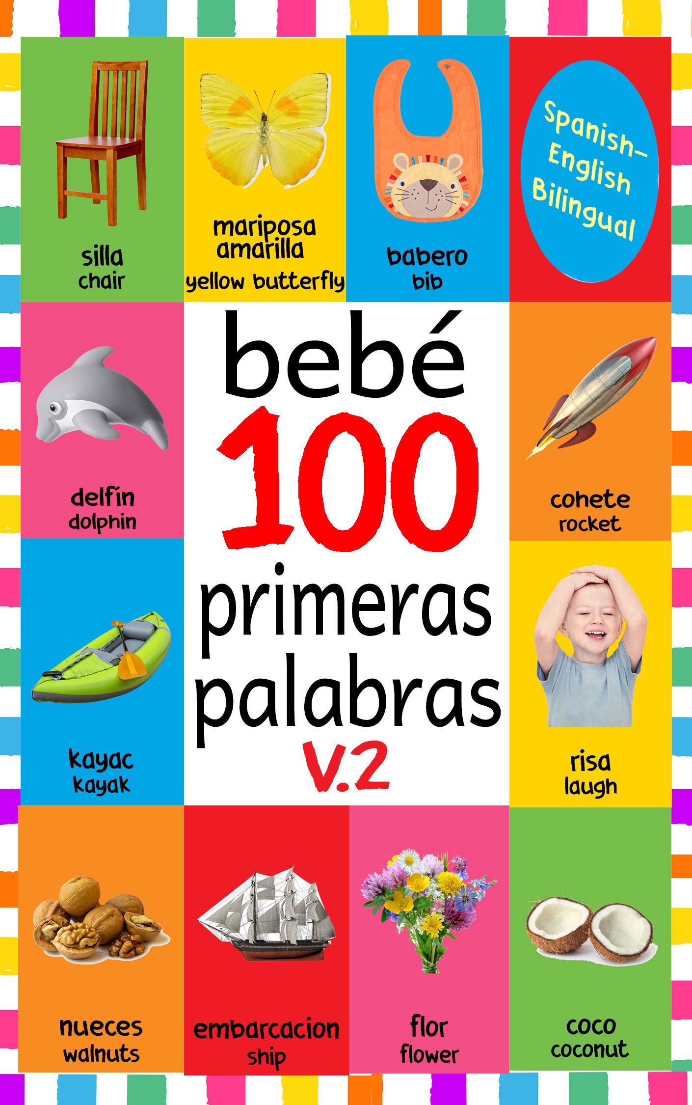 Bebé 100 primeras palabras V.2: FLASH CARDS IN KINDLE EDITION, BABY ...