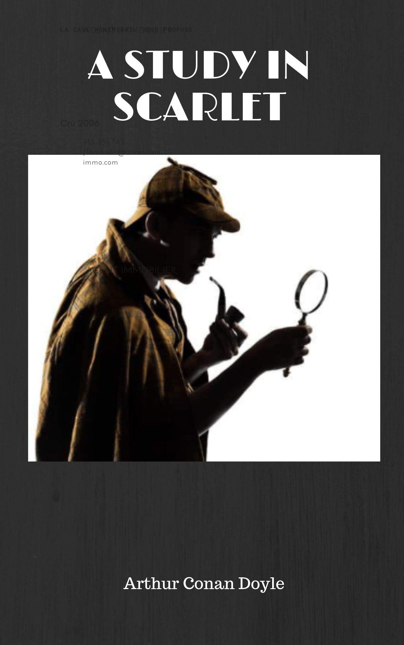 A Study in Scarlet by Arthur Conan Doyle | Goodreads