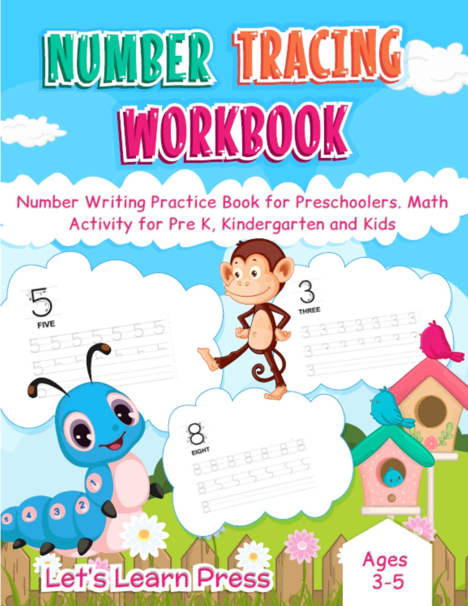 Number Tracing WorkBook: Number Writing Practice Book for Preschoolers ...