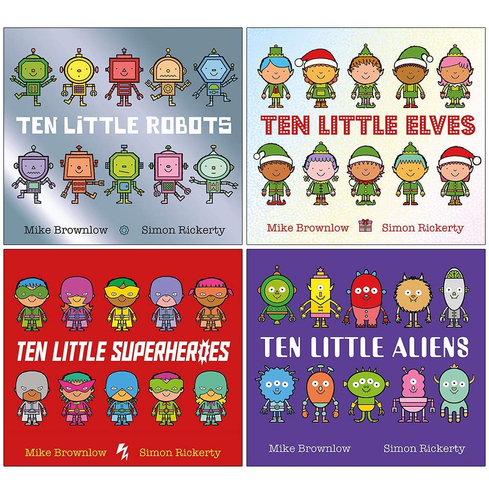 Mike Brownlow Ten Little Series 2 Collection 4 Books Set by Mike ...