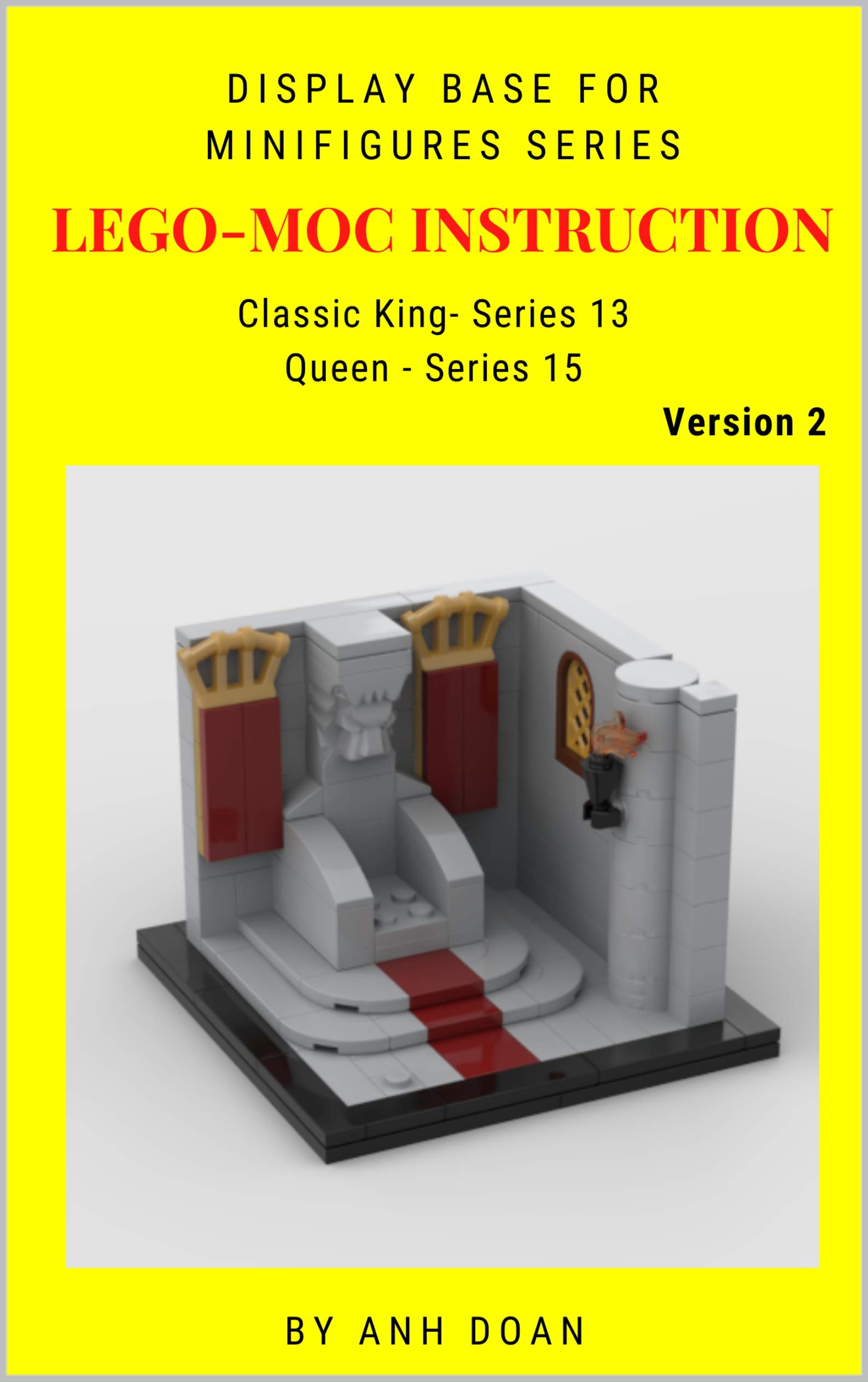 LEGO-MOC INSTRUCTION: Display Base for Minifigures Series: Classic King ...