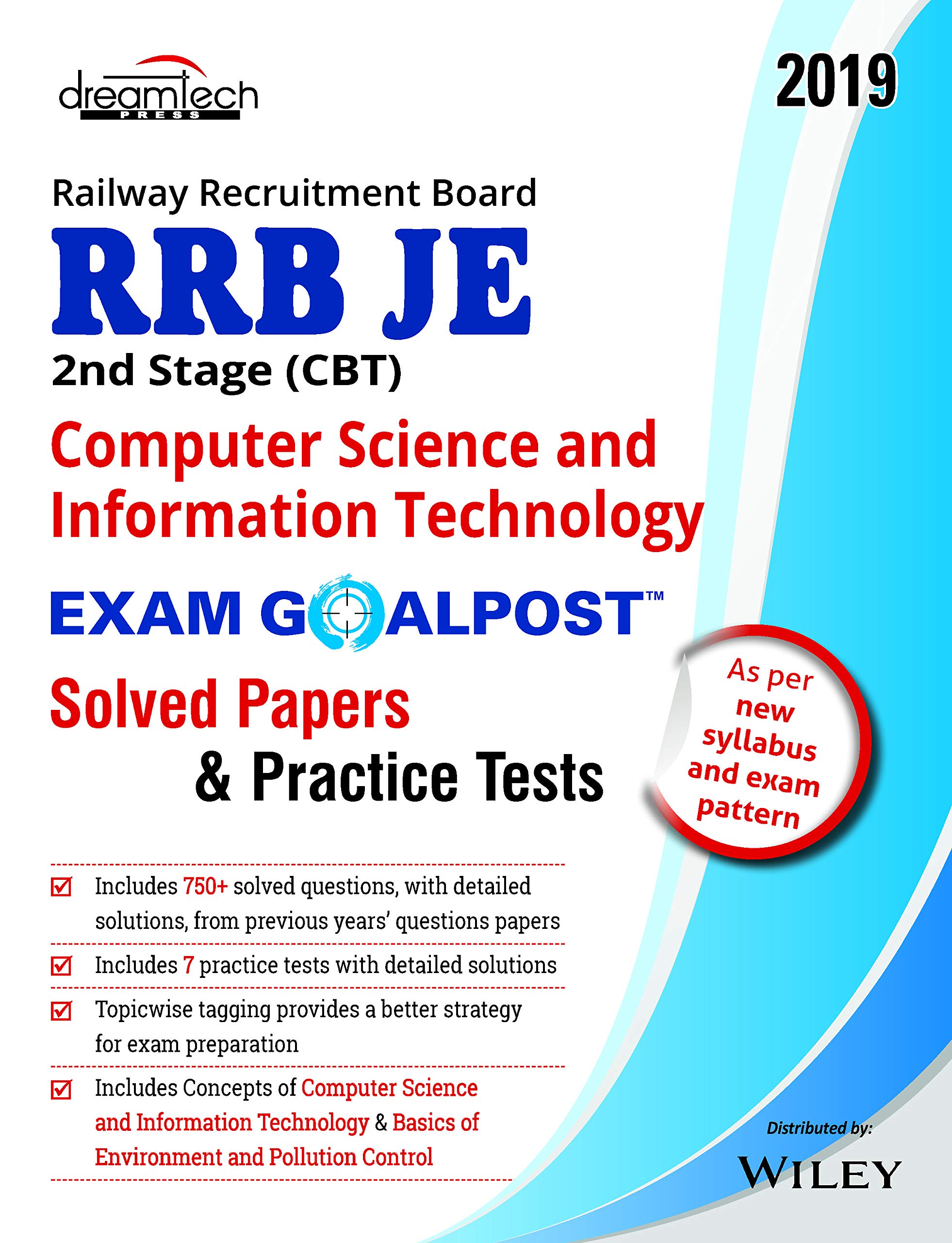 RRB JE 2nd Stage (CBT) Computer Science and Information Technology Exam Goalpost Solved Papers ...