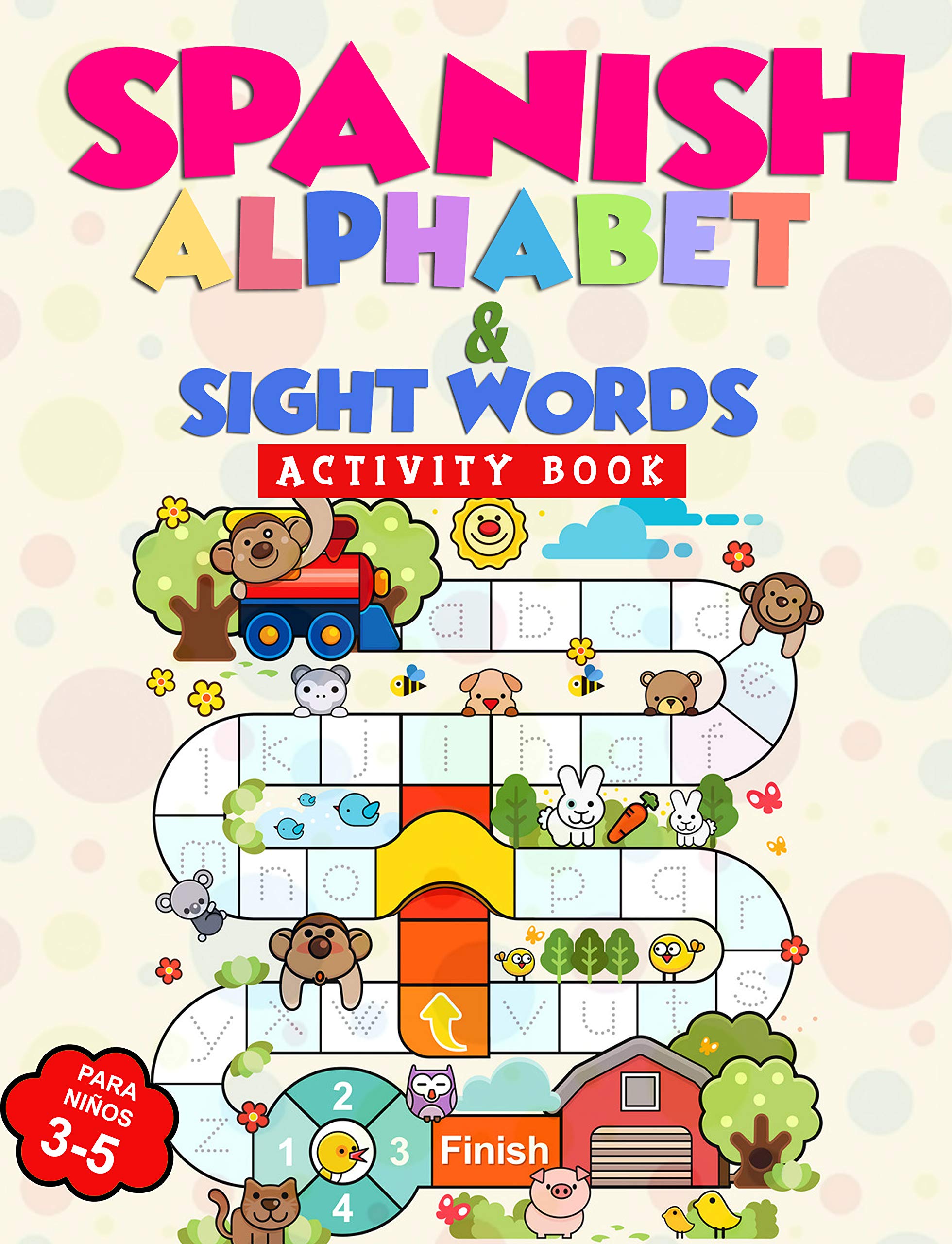 Spanish Alphabet & Sight Words Activity Book: Alfabeto español y ...