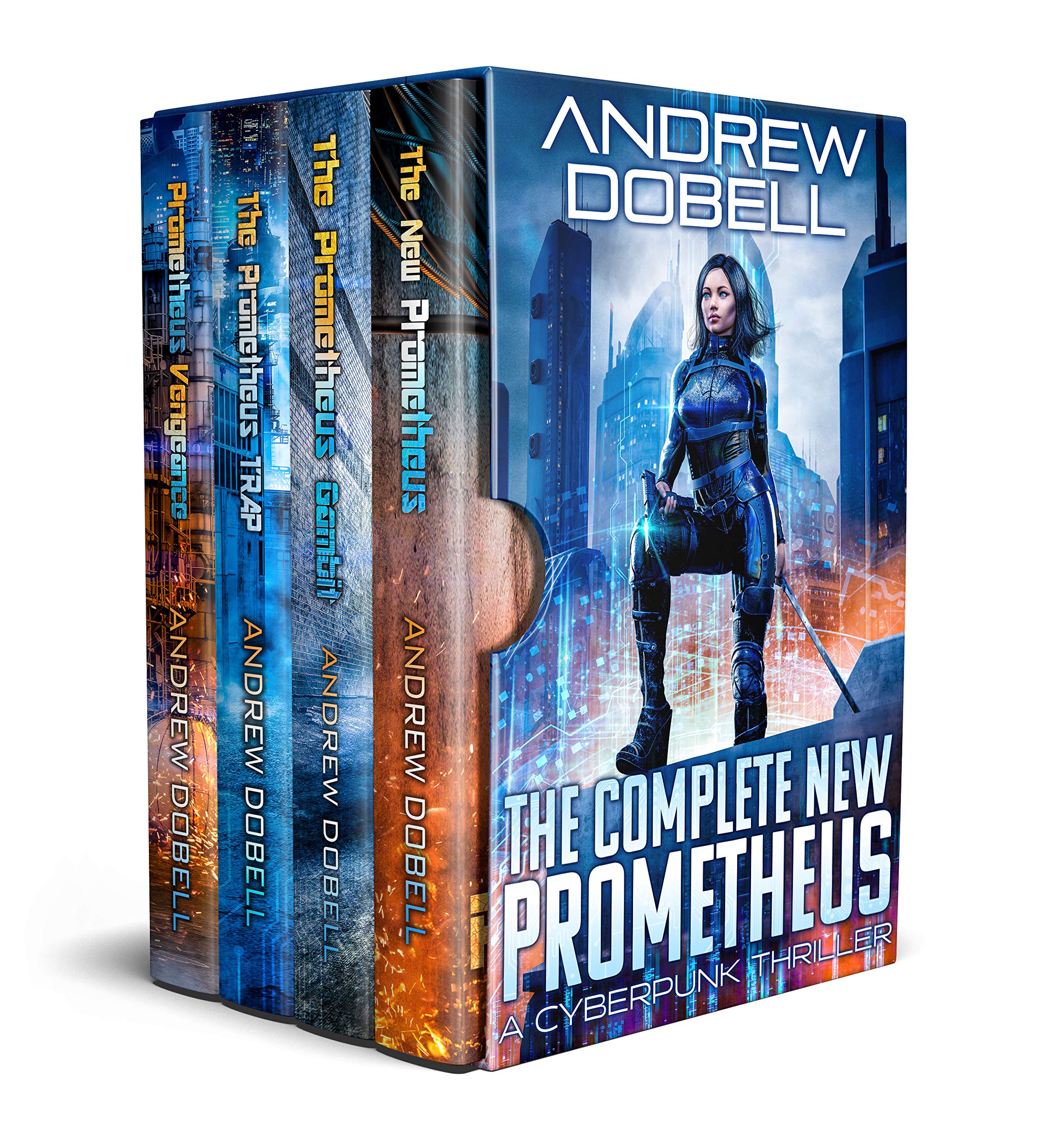 The Complete New Prometheus: A Cyberpunk Thriller 4 Book Set by Andrew Dobell | Goodreads