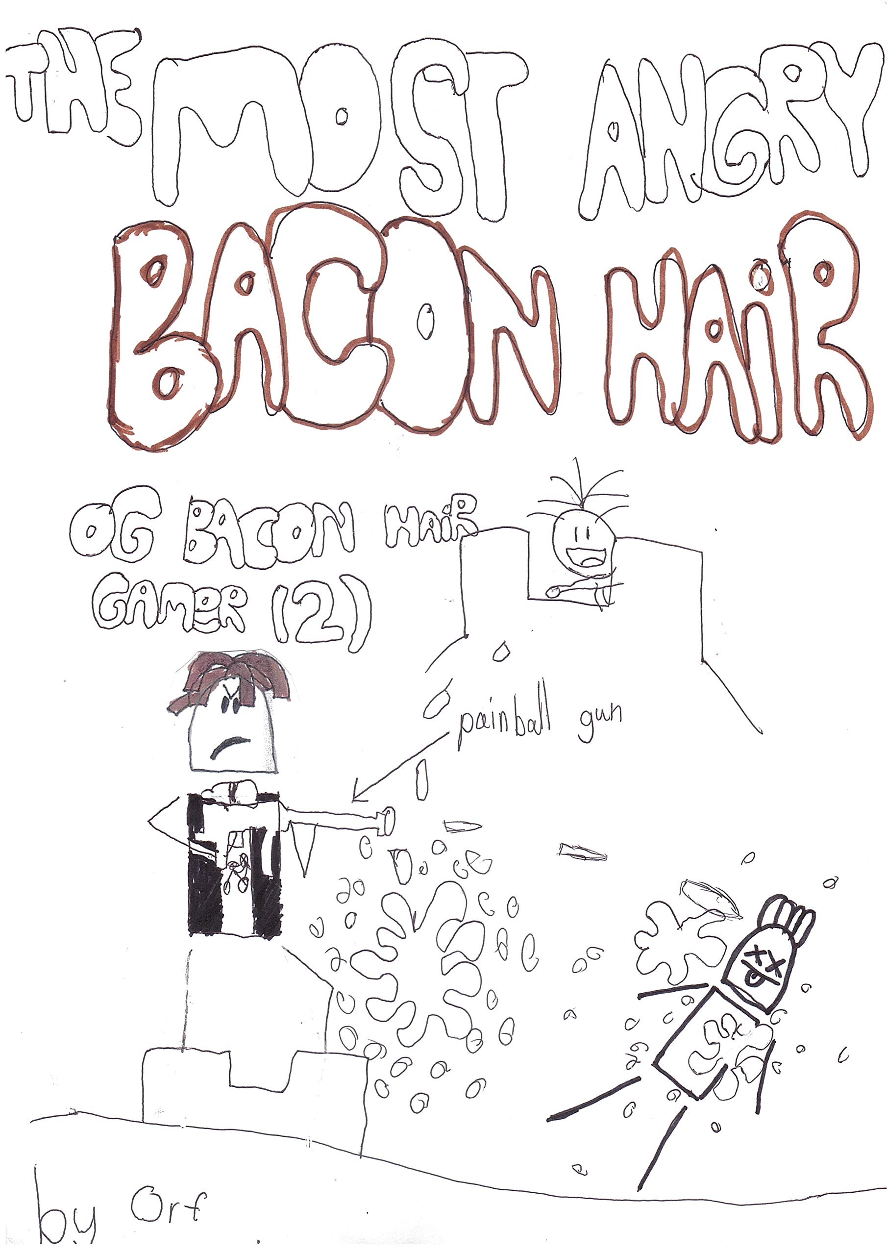 The most angry bacon hair: OG BACON HAIR GAMER (2) A book about a ...