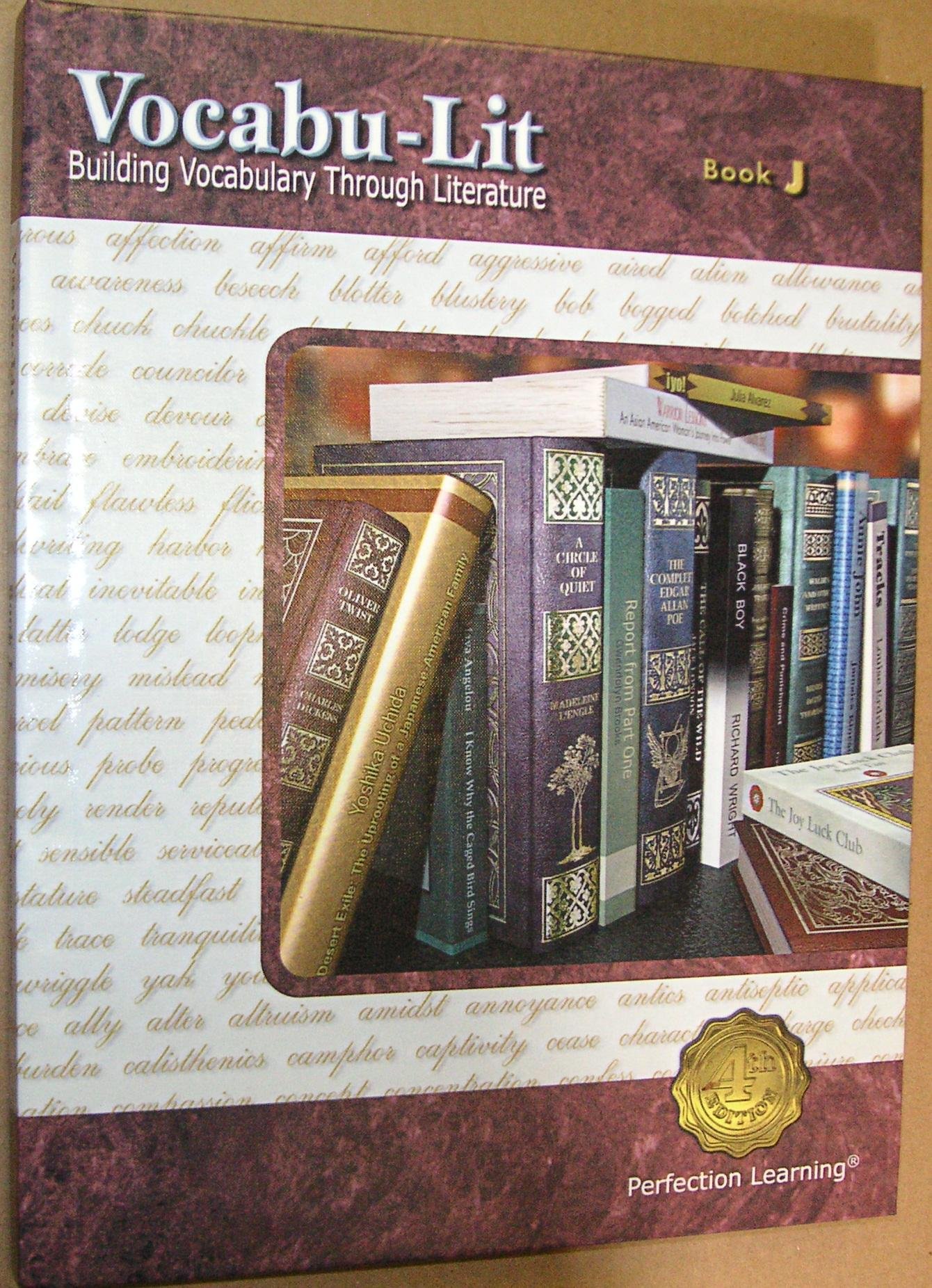 Vocabu-Lit: Building Vocabulary Through Literature Book J by Perfection ...