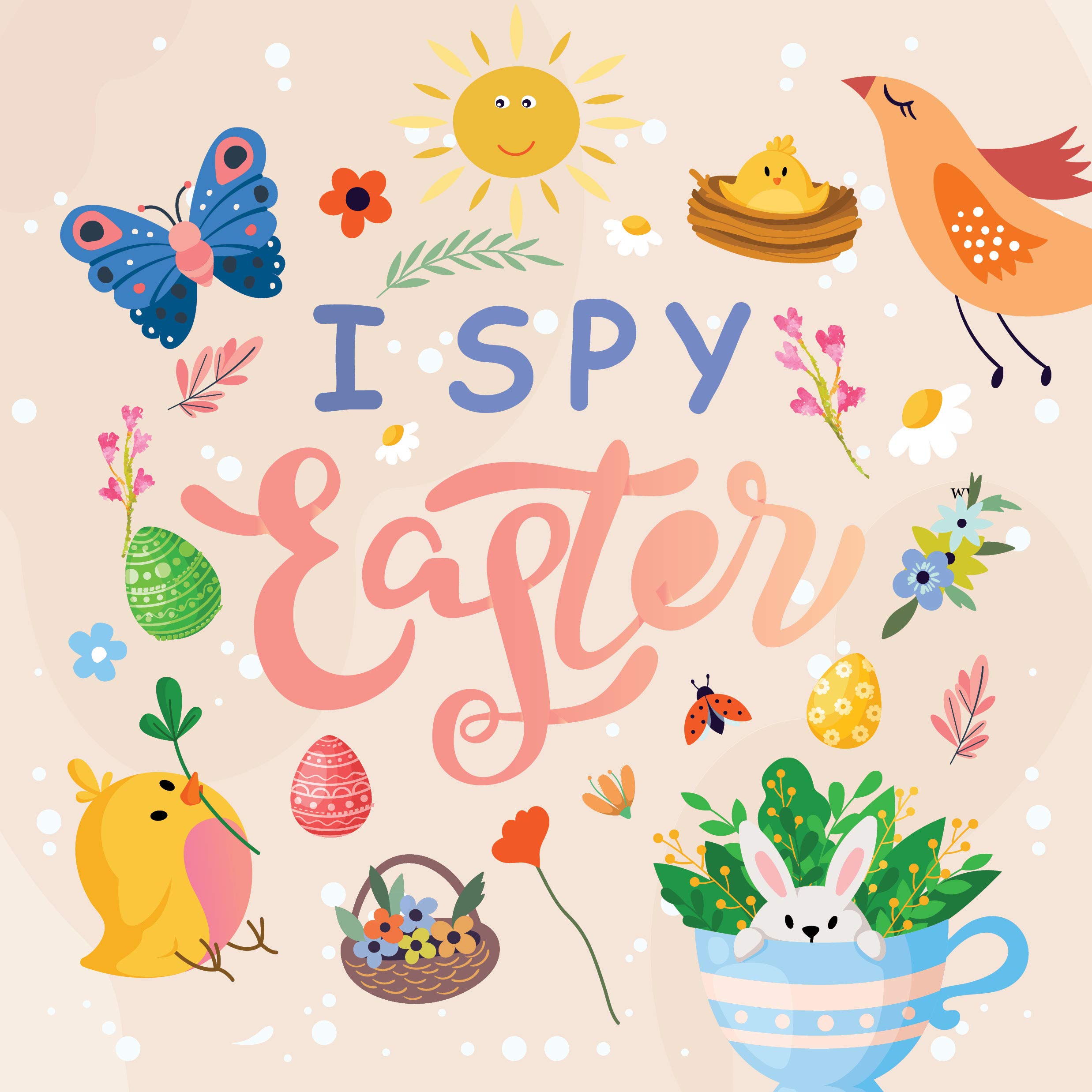 I Spy Easter: Can You Find It! - Happy Easter Word Guessing Game for ...